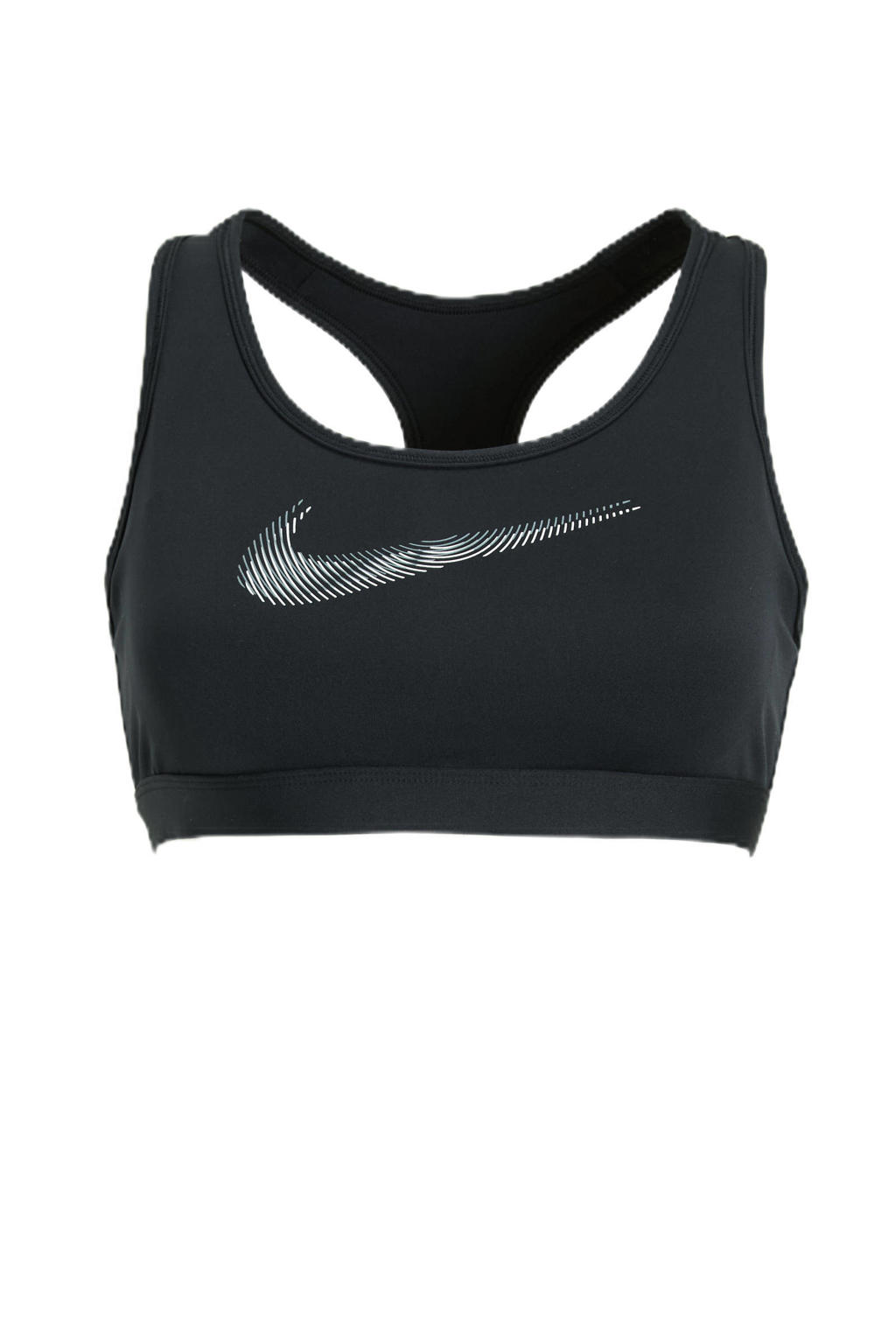 Nike level 2 sportbh Swoosh zwart | wehkamp
