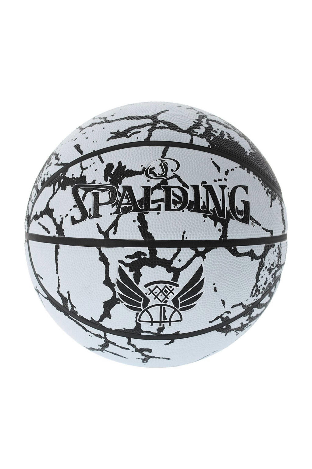 Spalding basketbal Spalding Crack wit/zwart | wehkamp