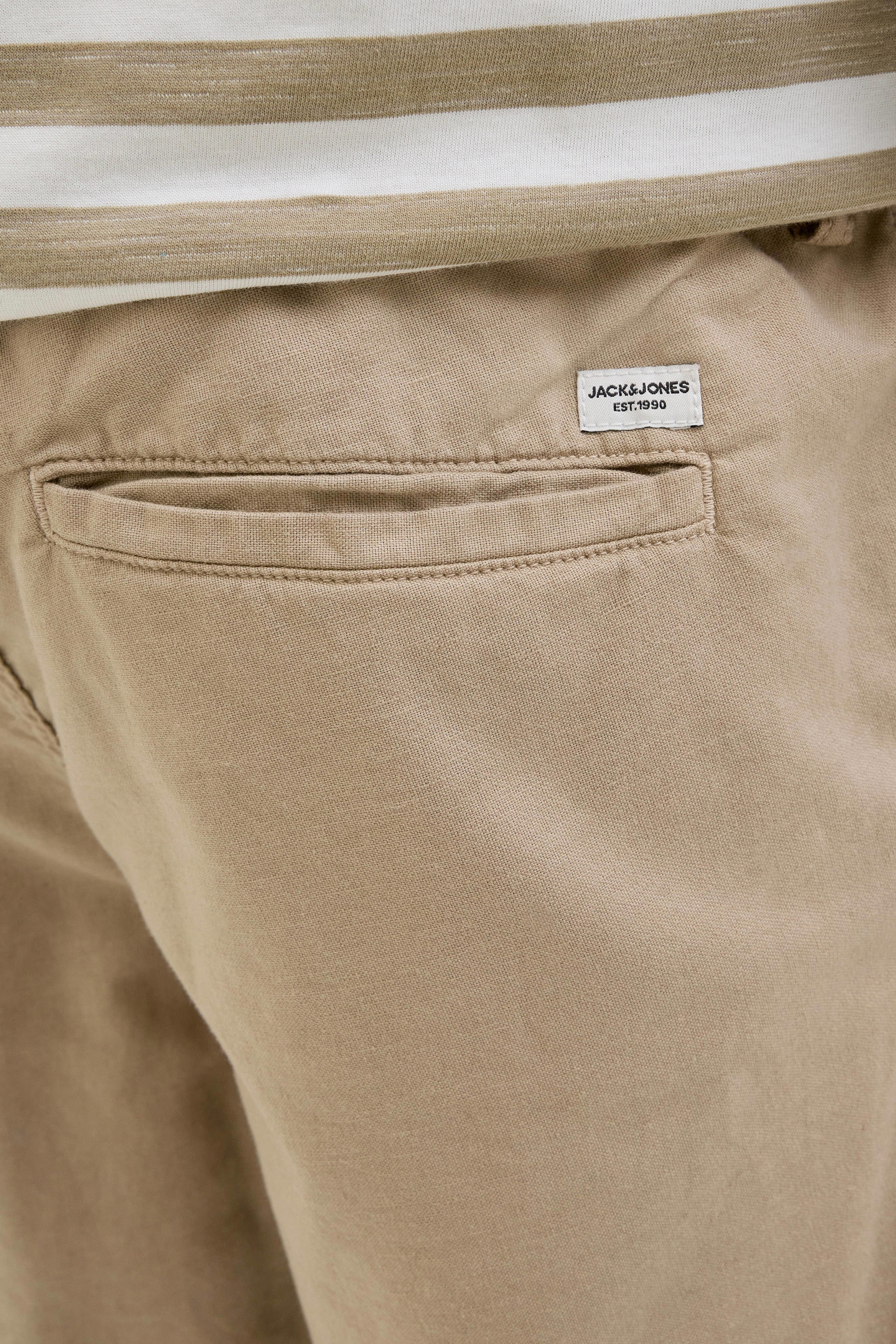 JACK & JONES PANTS STUDIO linnen relaxed casual short - (set van 2 ...