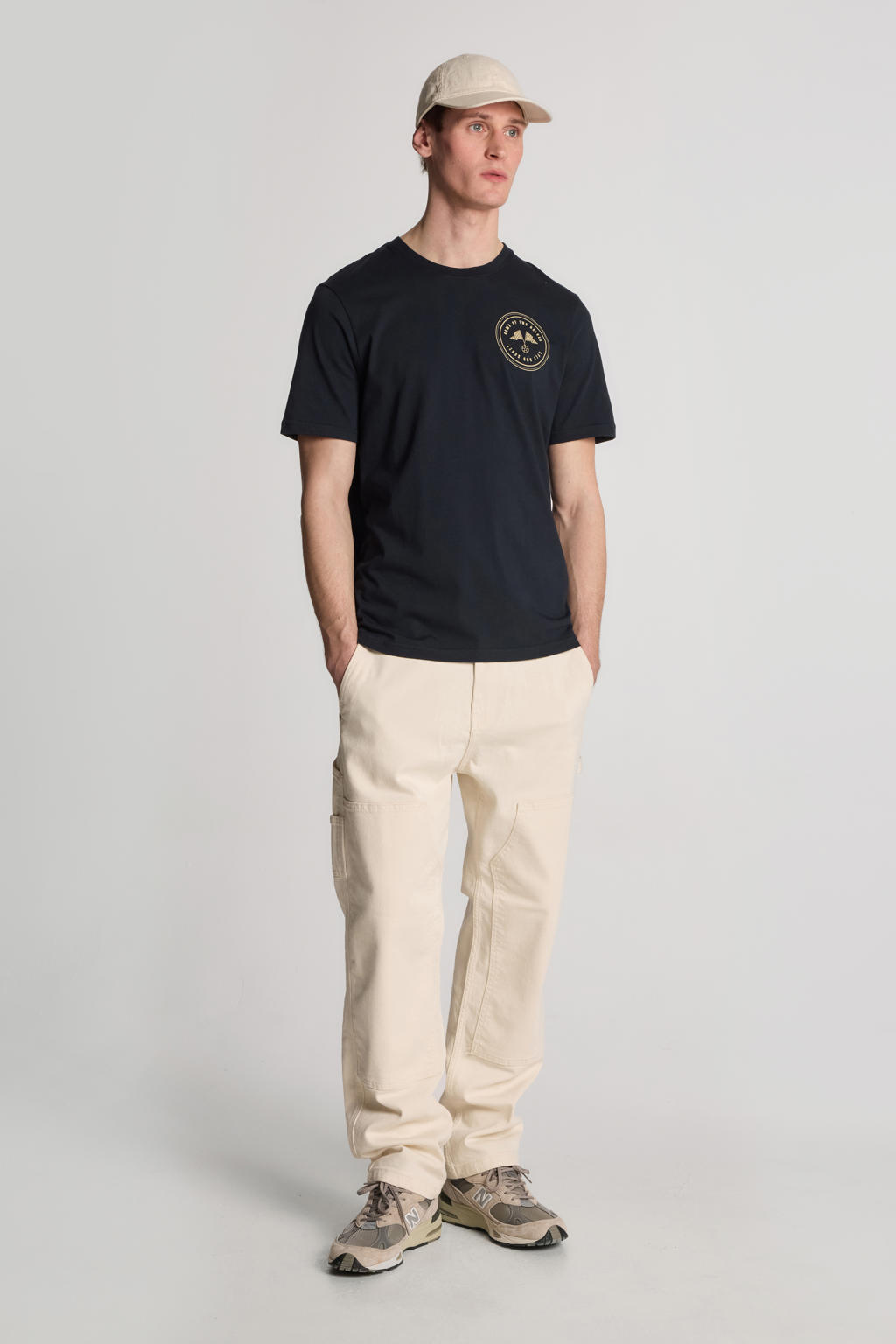 Lyle & Scott T-shirt donkerblauw | wehkamp
