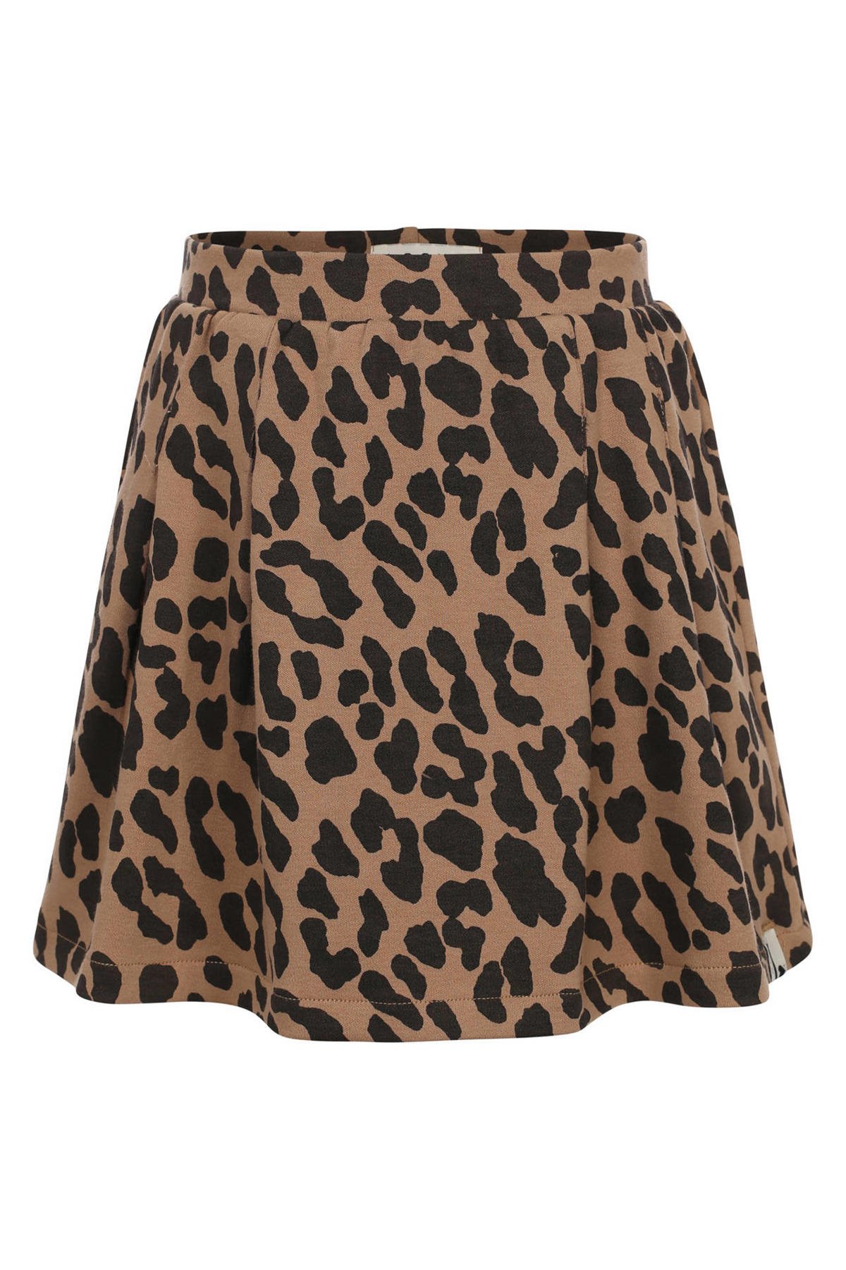 LOOXS little korte rok met panterprint bruin | wehkamp