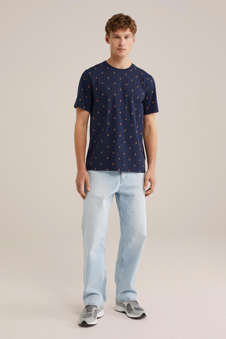 WE Fashion T-shirt donkerblauw | wehkamp