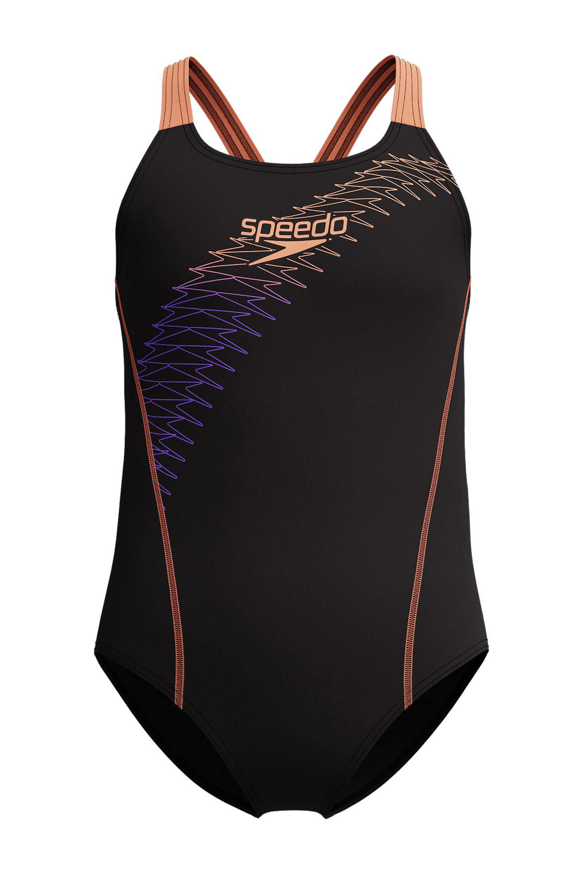 Speedo EnduraFlex sportbadpak Medley Medalist zwart/oranje | wehkamp