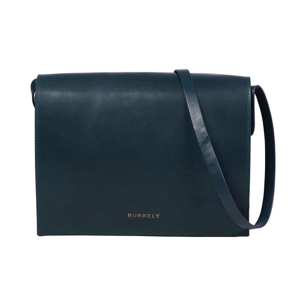 BURKELY leren crossbody tas Fine Florence donkerblauw | wehkamp