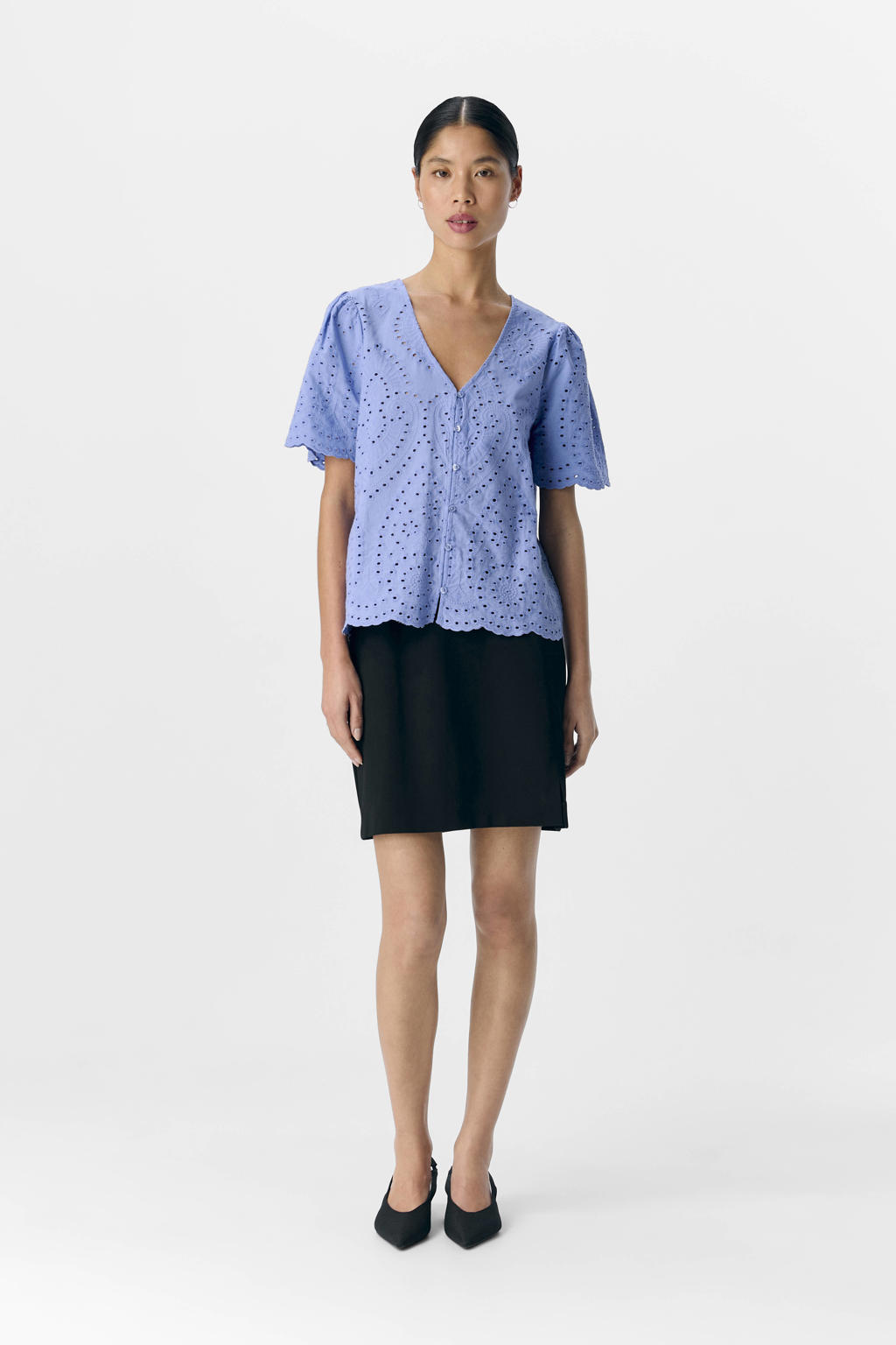 OBJECT blouse lila broderie kopen? | Morgen in huis | wehkamp