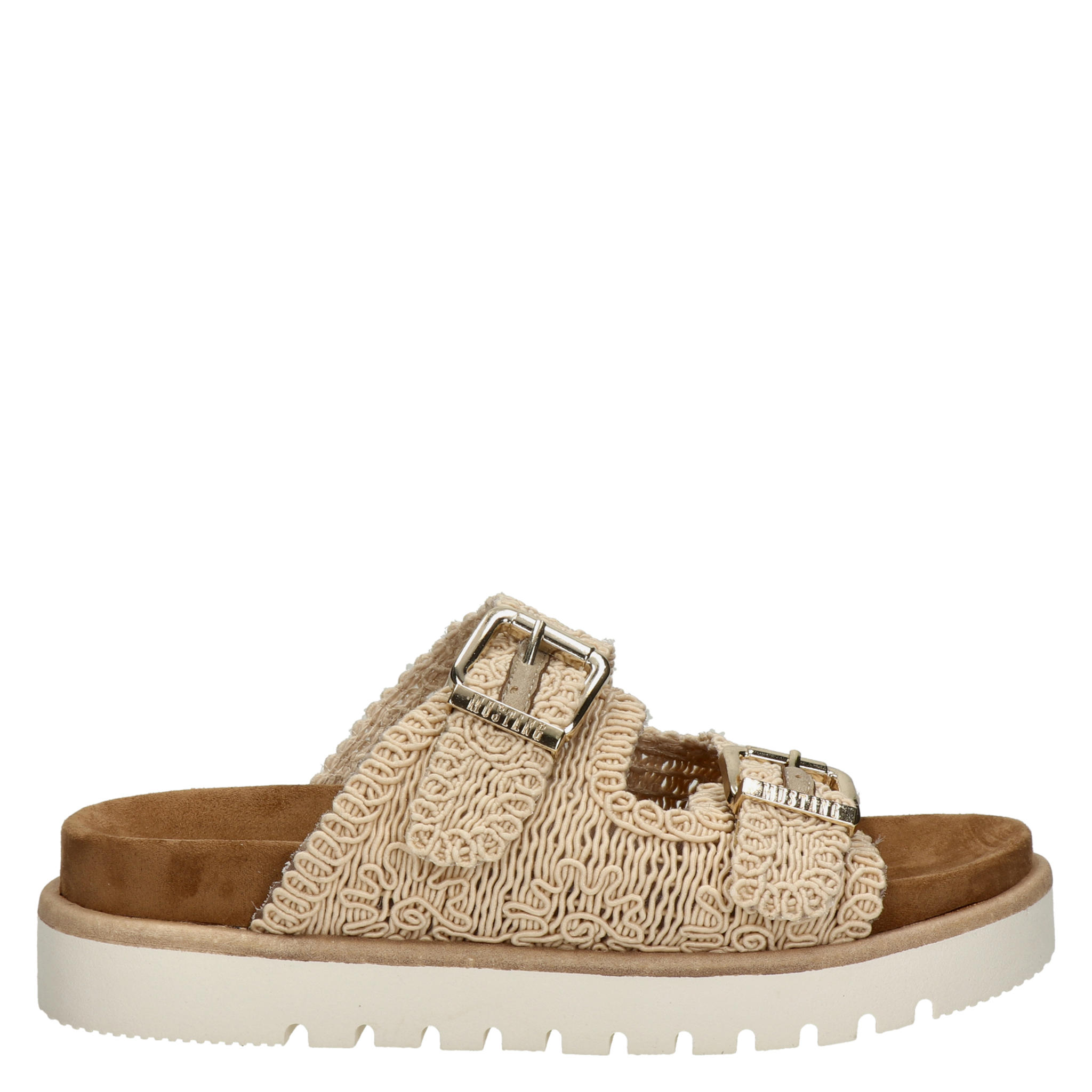Mustang slippers beige kopen? | Morgen in huis | wehkamp