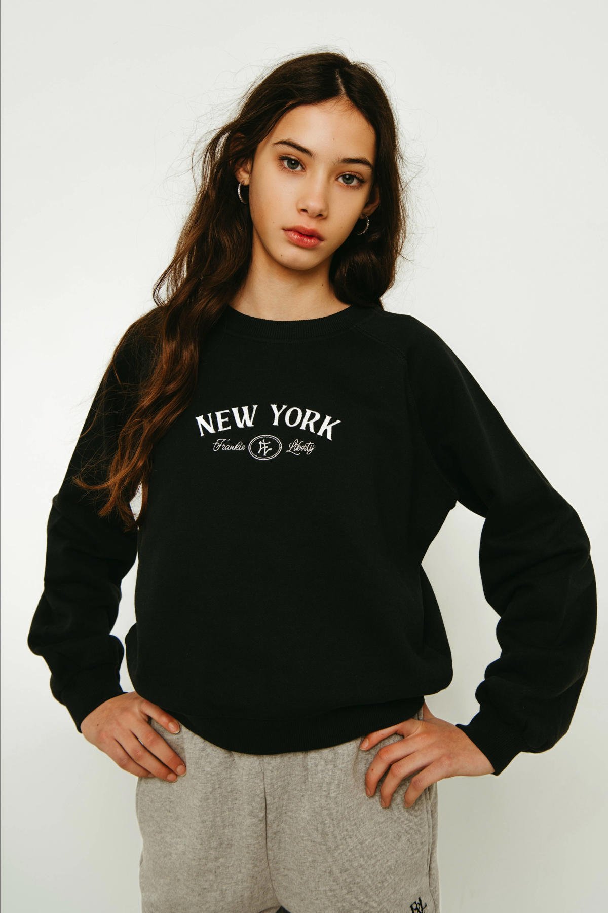 Frankie&Liberty sweater zwart | wehkamp