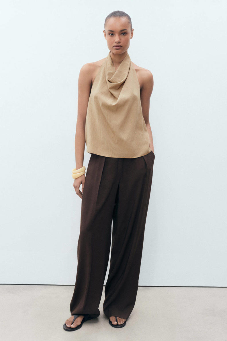 Mango top beige kopen? | Morgen in huis | wehkamp