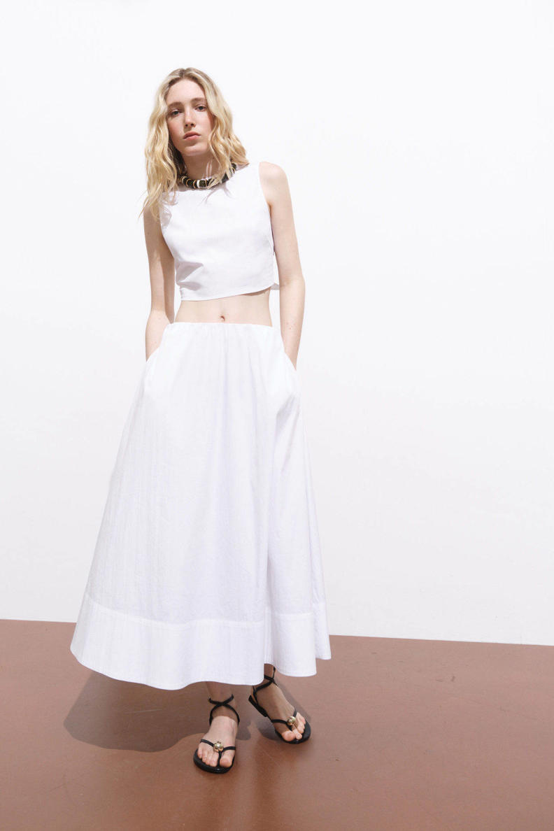 Mango A-lijn rok wit kopen? | Morgen in huis | wehkamp