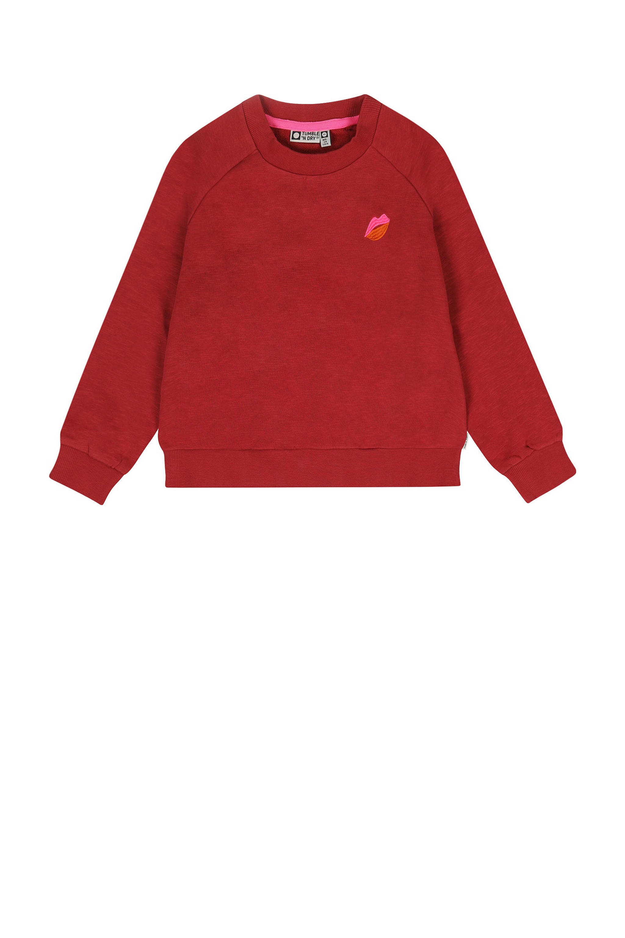 Tumble 'n Dry sweater met backprint rood | wehkamp