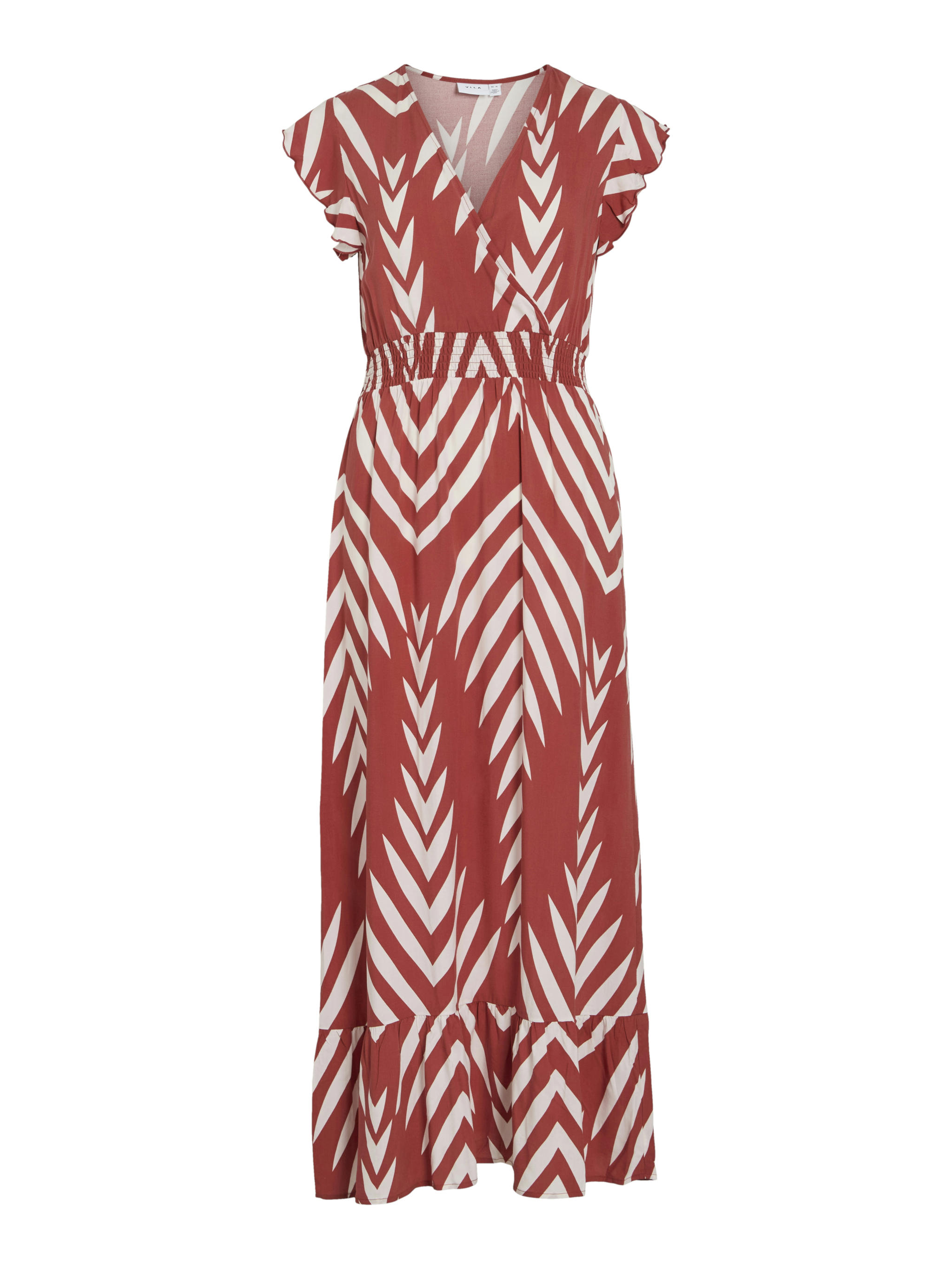 VILA maxi jurk rood kopen? | Morgen in huis | wehkamp