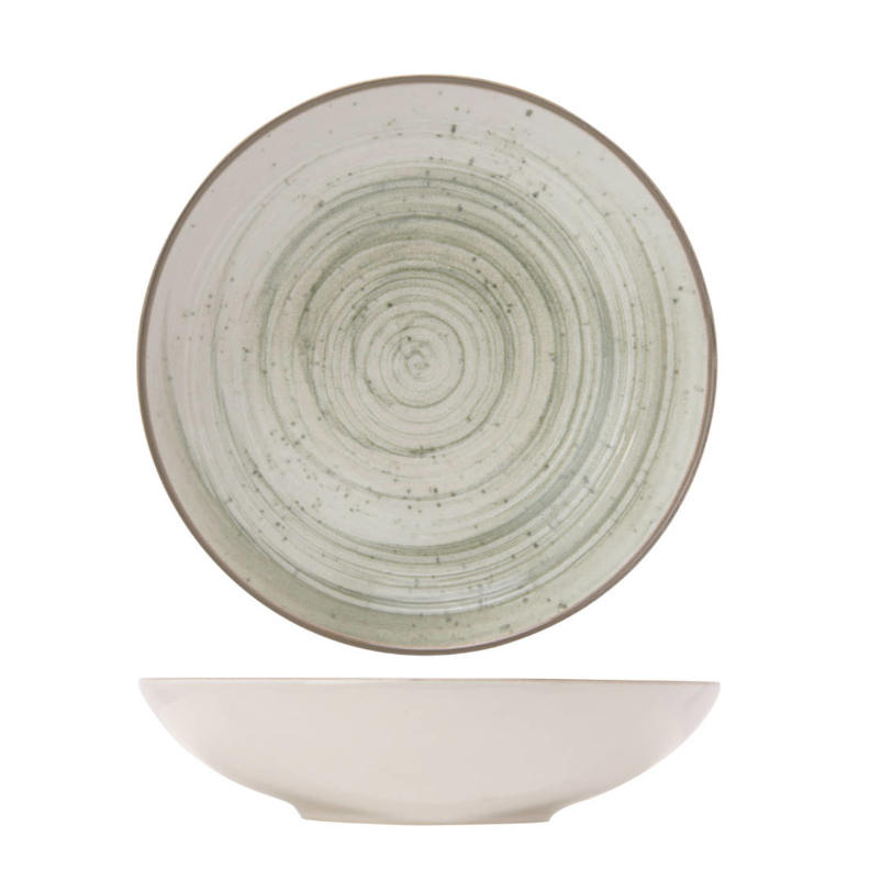 Cosy & Trendy Diep Bord Sintra Ivy Green ø 21 cm - 4 Stuks | wehkamp