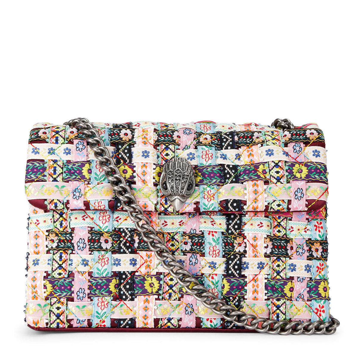 Kurt Geiger gevlochten crossbody tas Kensington Medium multi | wehkamp