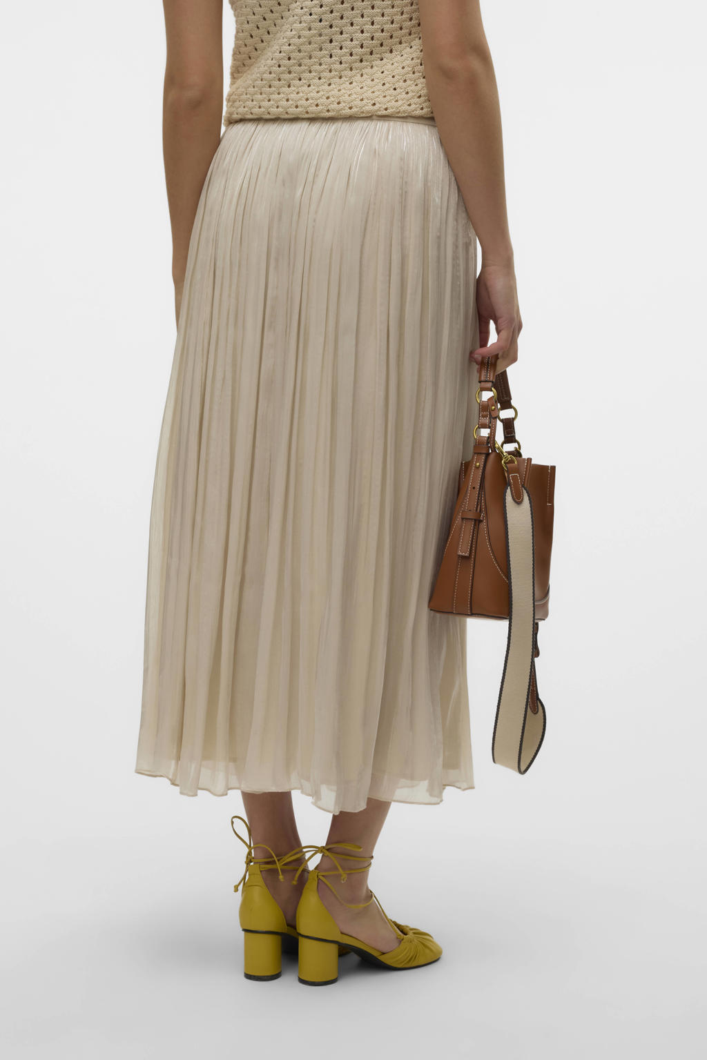 VERO MODA plissé rok ecru kopen? | Morgen in huis | wehkamp