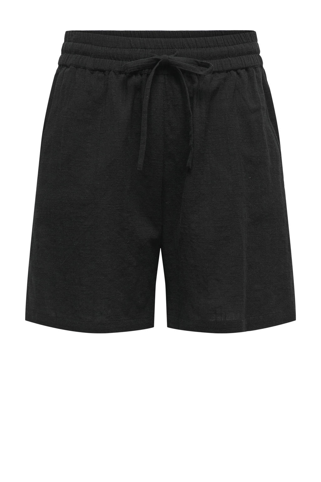 ONLY relaxed regular waist casual short zwart | wehkamp