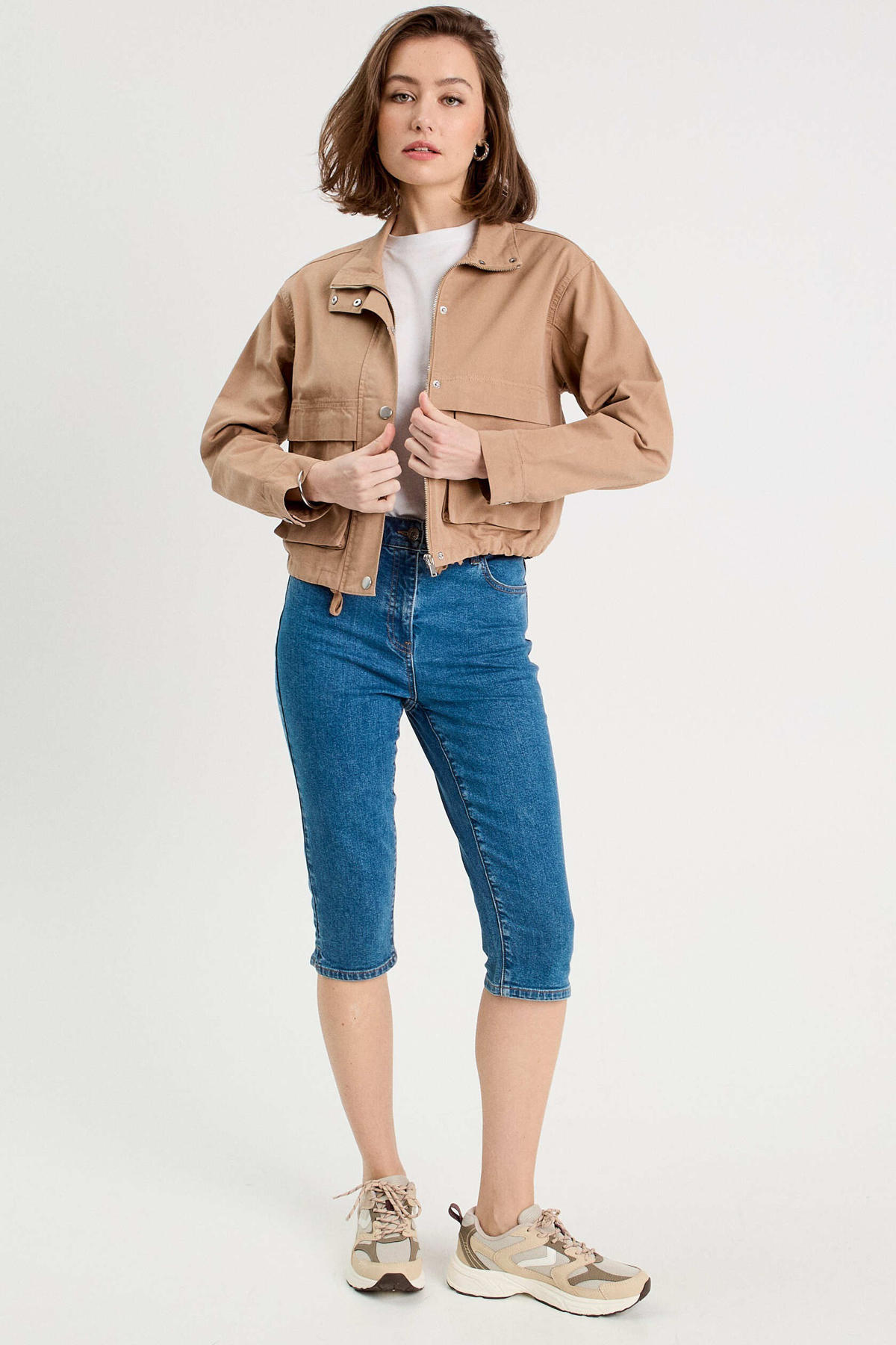 Cache Cache capri jeans dark blue denim | wehkamp