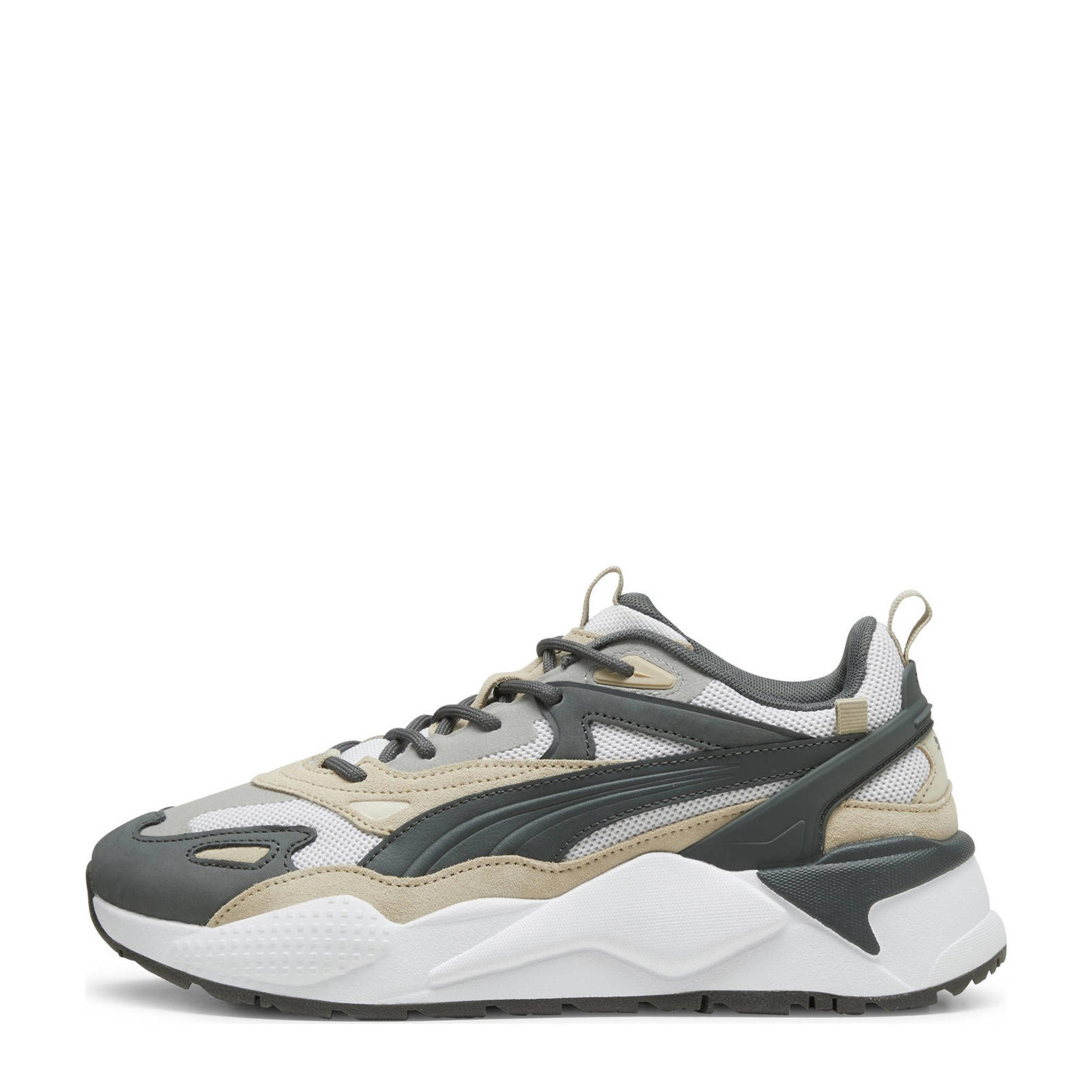 Puma RS-X Efekt sneakers donkergroen/beige/wit | wehkamp