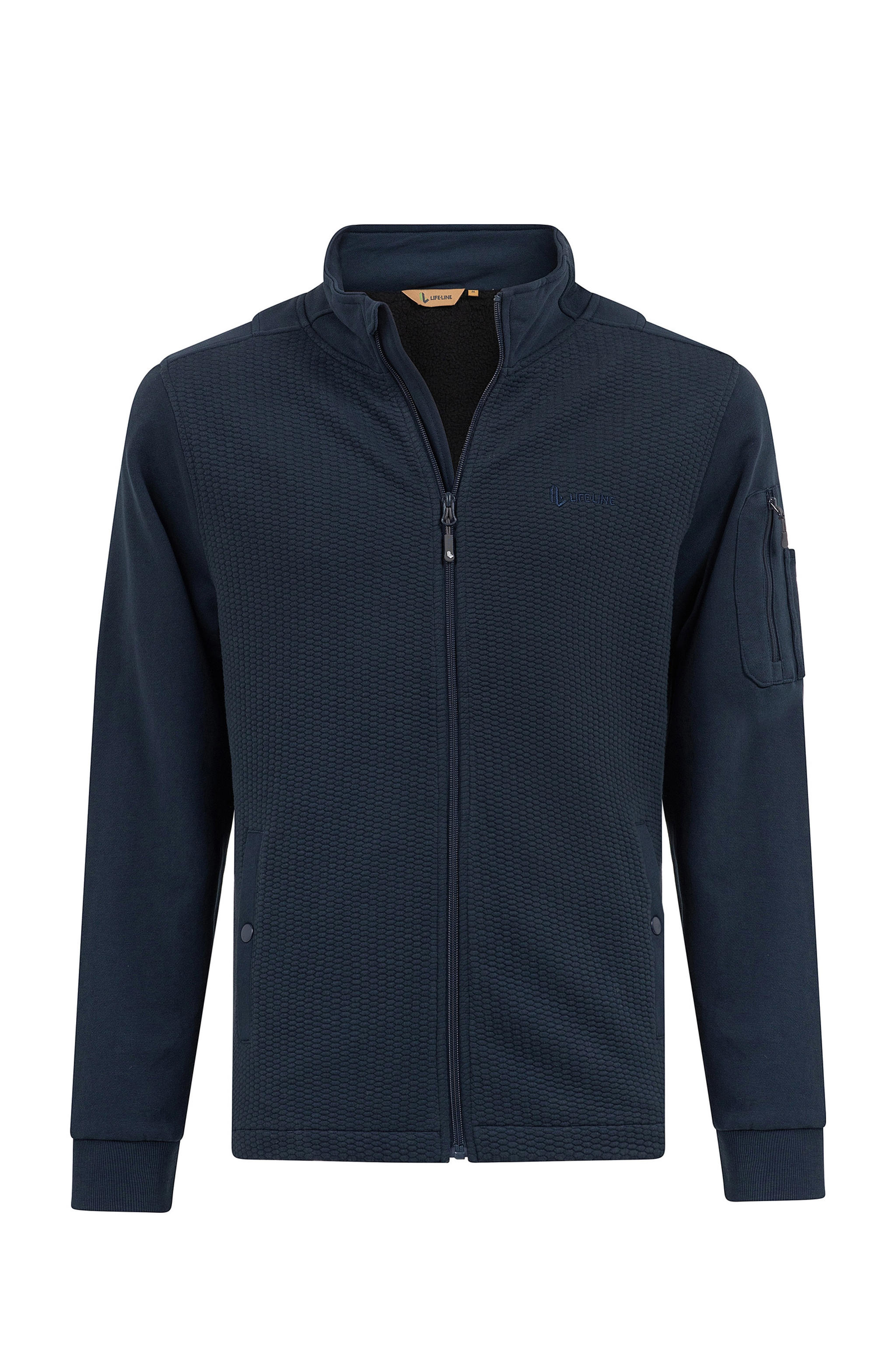 Life-Line fleece vest Milan donkerblauw | wehkamp