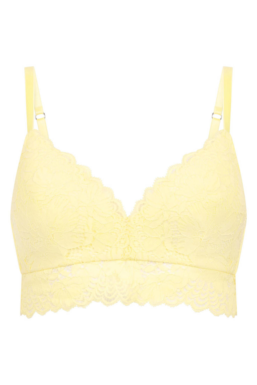 Hunkemöller voorgevormde bralette Andrea geel | wehkamp