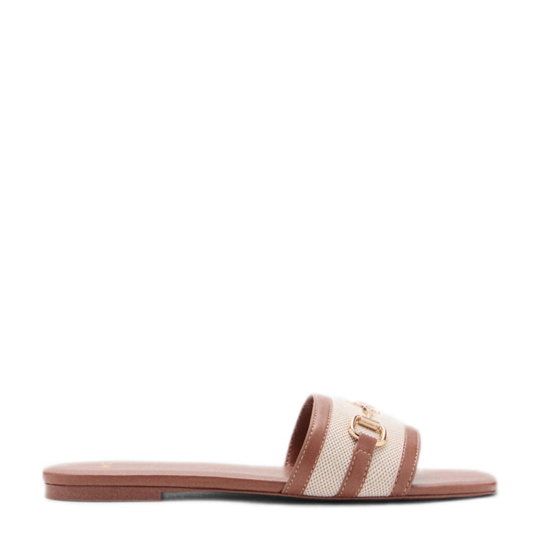 Mango slippers beige/cognac kopen? | Morgen in huis | wehkamp