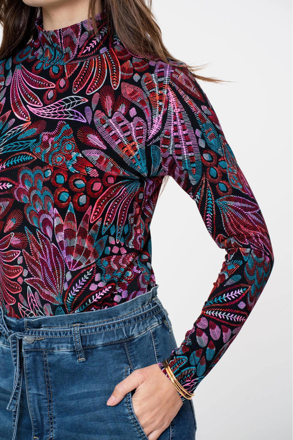 Geisha top met col multi kopen? | Morgen in huis | wehkamp