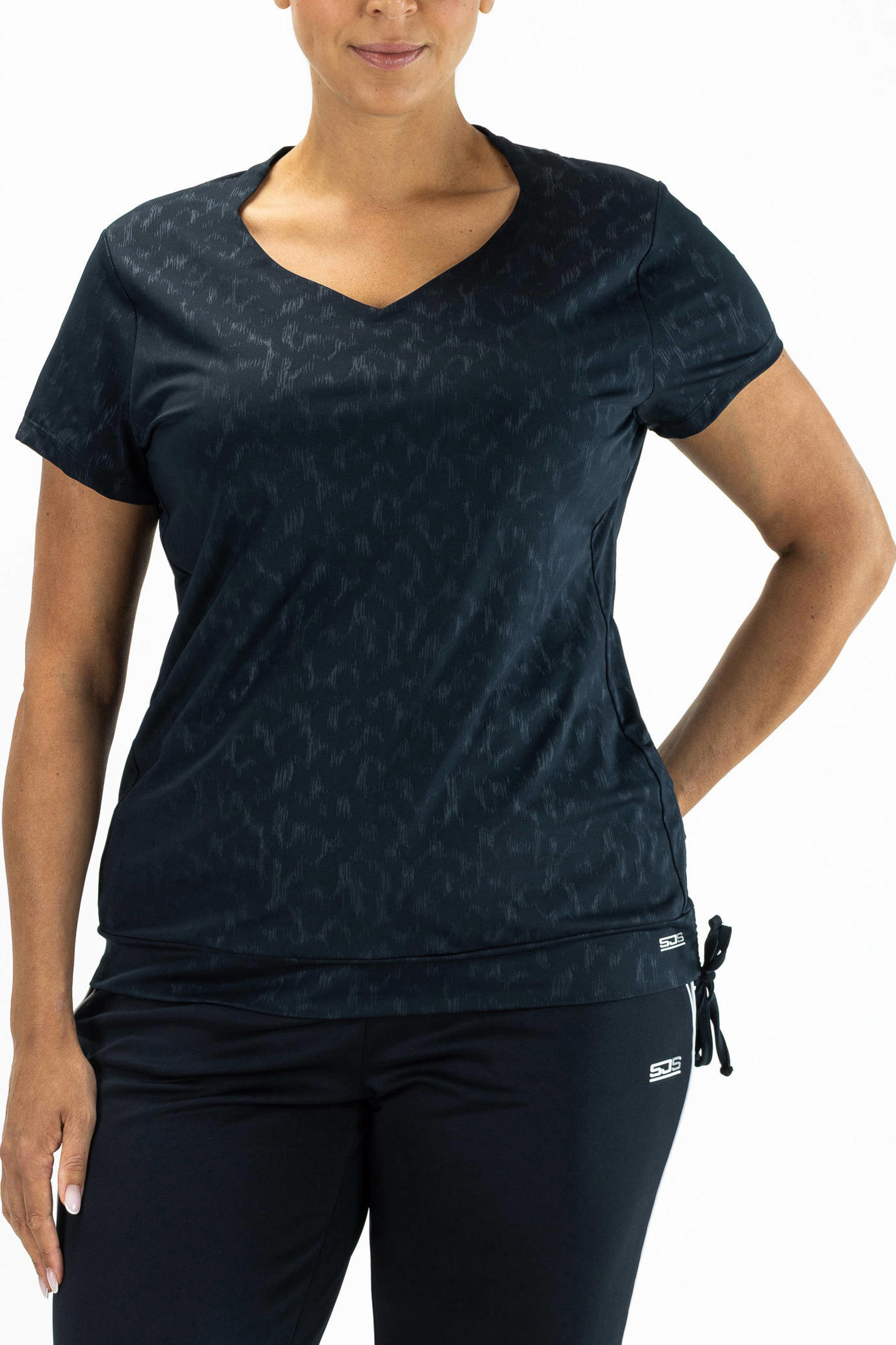 Sjeng Sports sportshirt Irini Plus donkerblauw | wehkamp