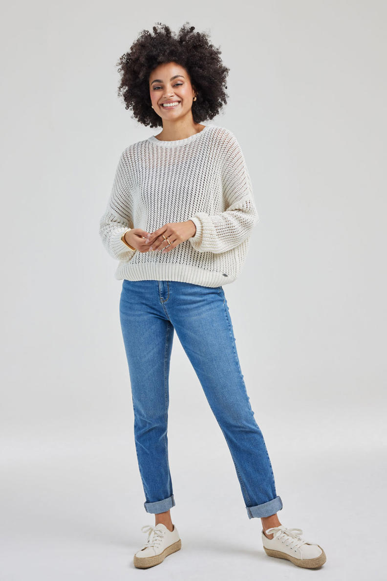 Didi high waist medium blue denim | wehkamp