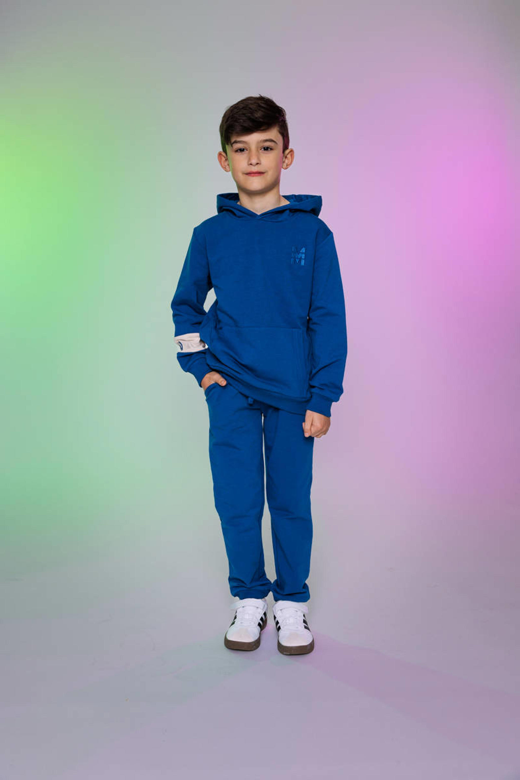Quapi x Monique Smit hoodie kobaltblauw | wehkamp