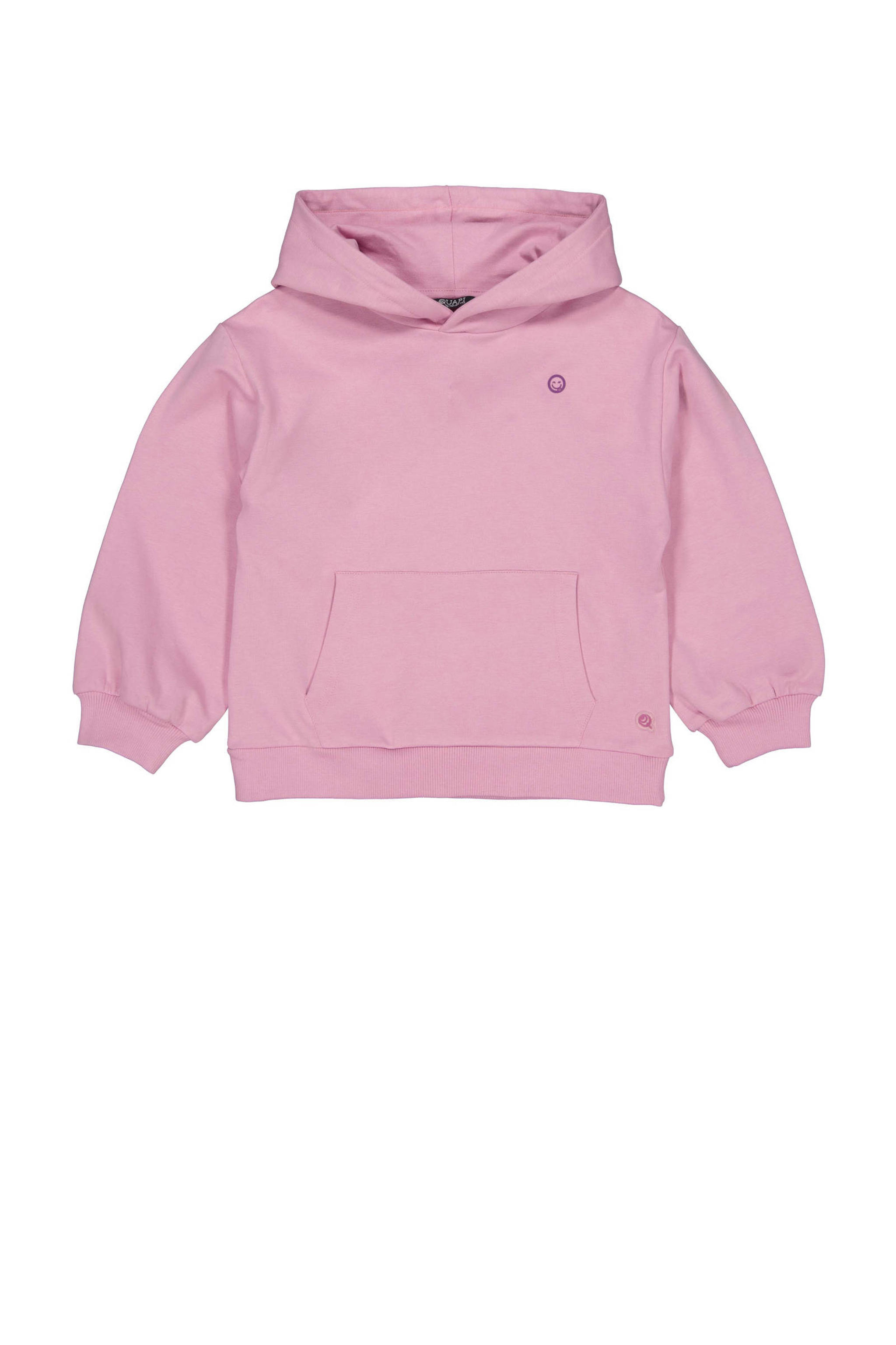 Quapi x Monique Smit hoodie met backprint roze | wehkamp