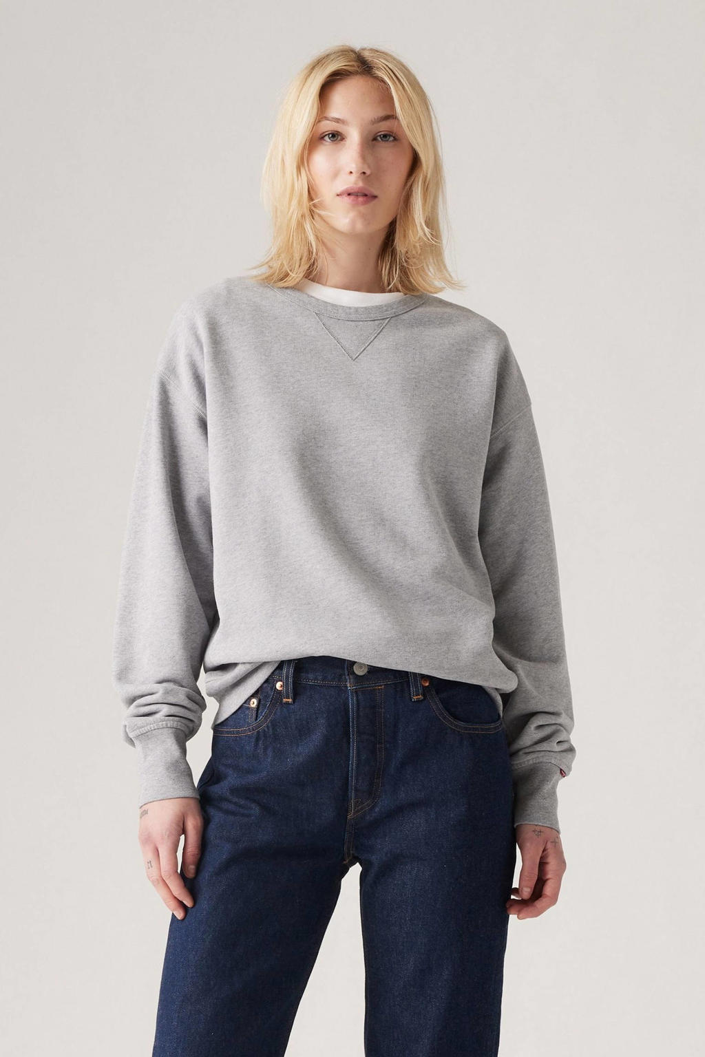 Levi's sweater grijs kopen? | Morgen in huis | wehkamp