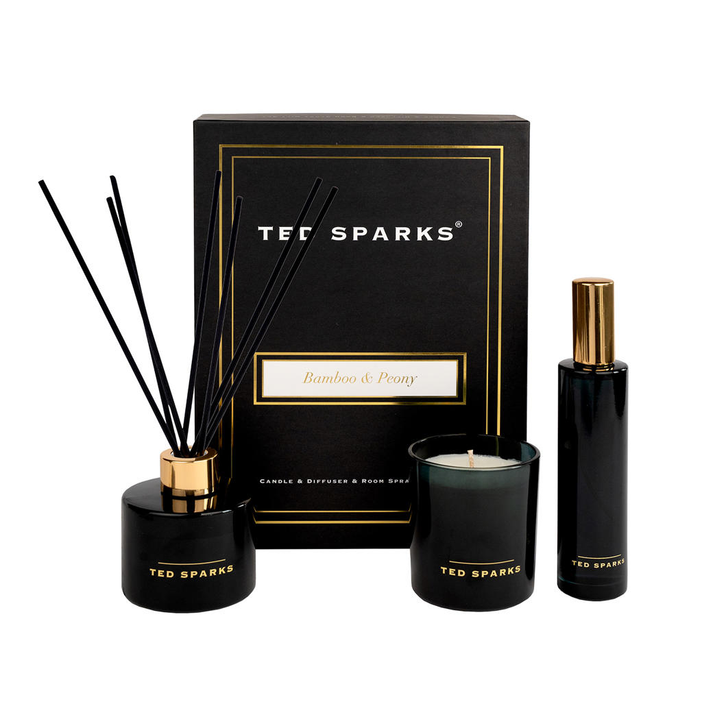 Ted Sparks geschenkset - Bamboo & Peony - 200 ml | wehkamp