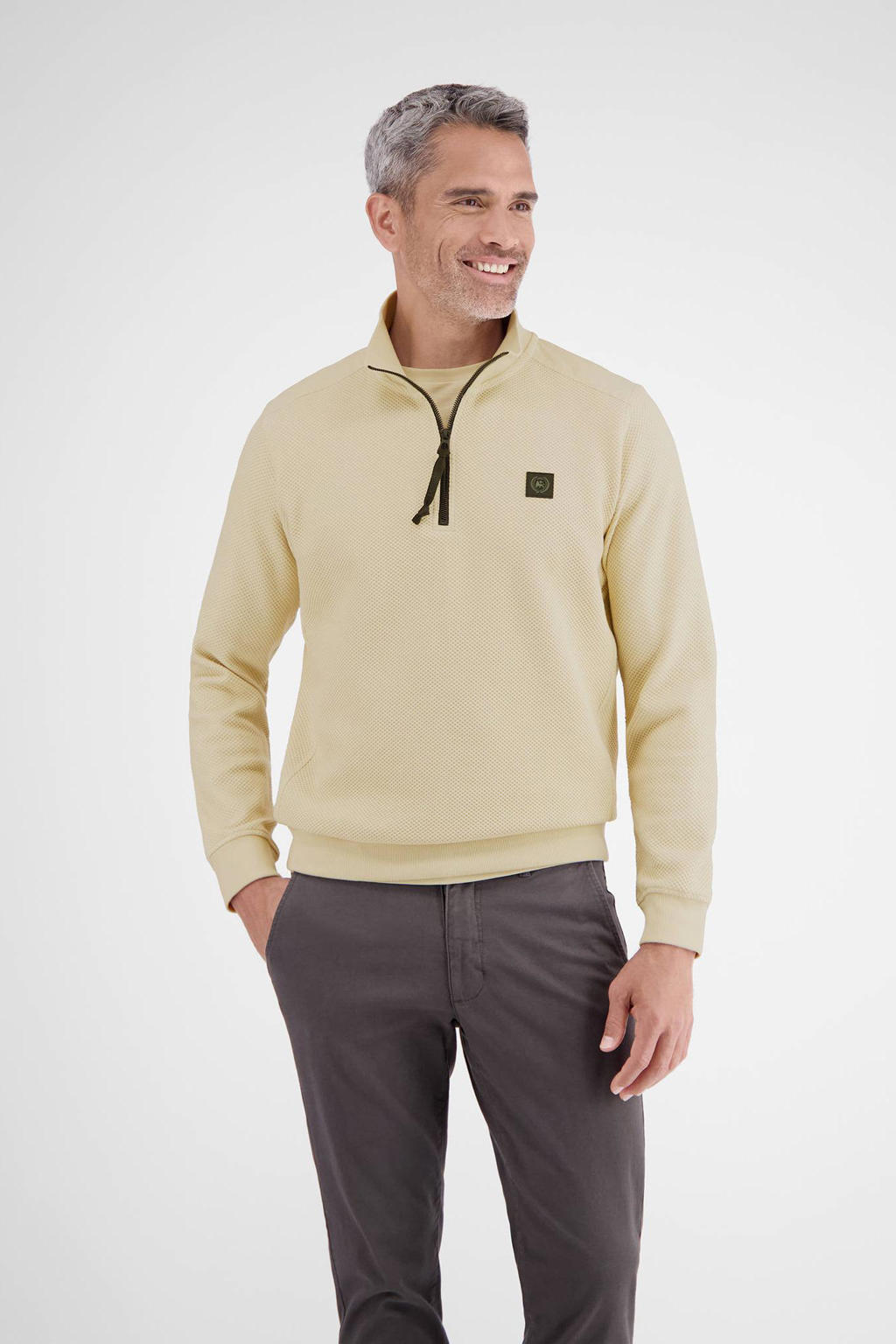 LERROS PLUS SIZE sweater ecru | wehkamp
