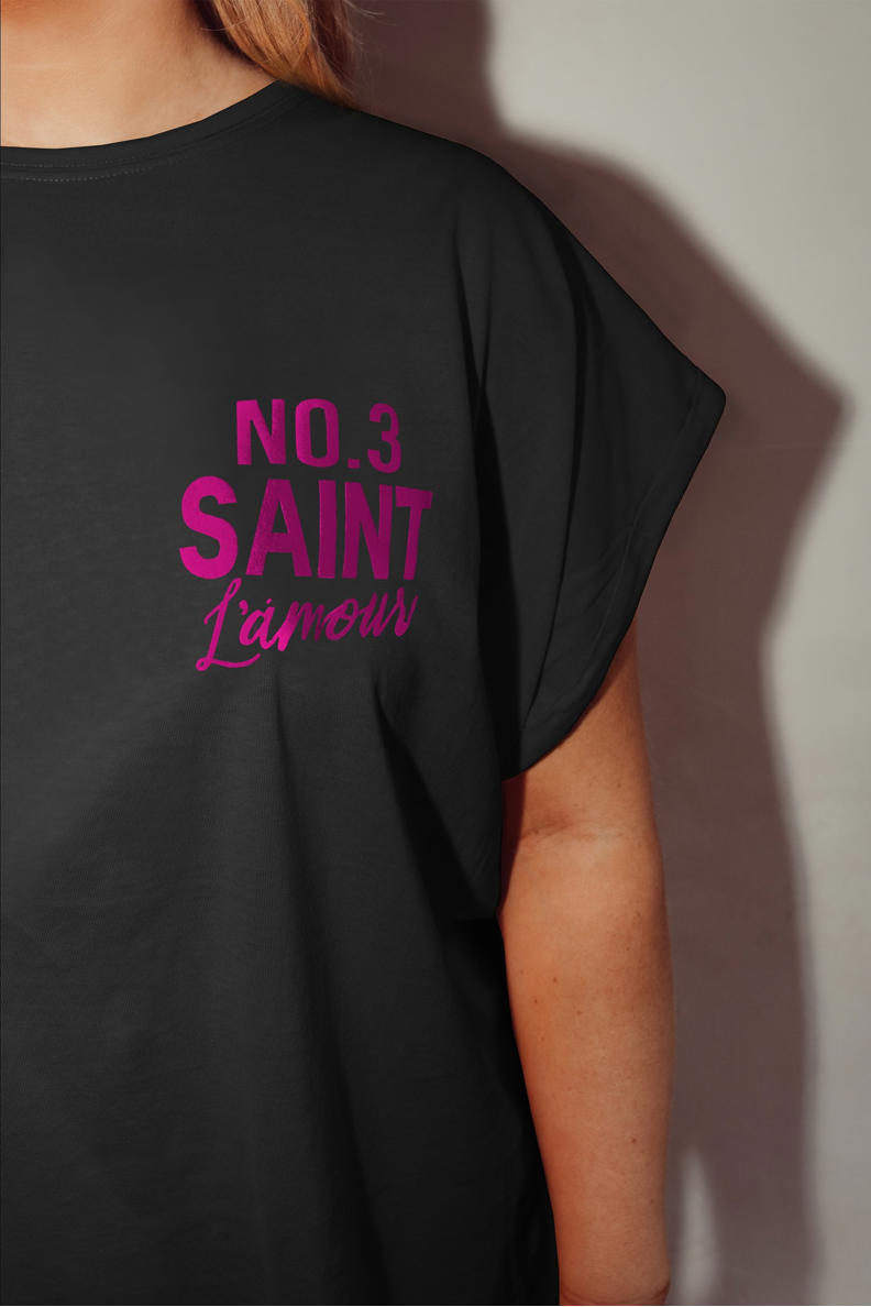 Pinned by K Curve T-shirt zwart | wehkamp