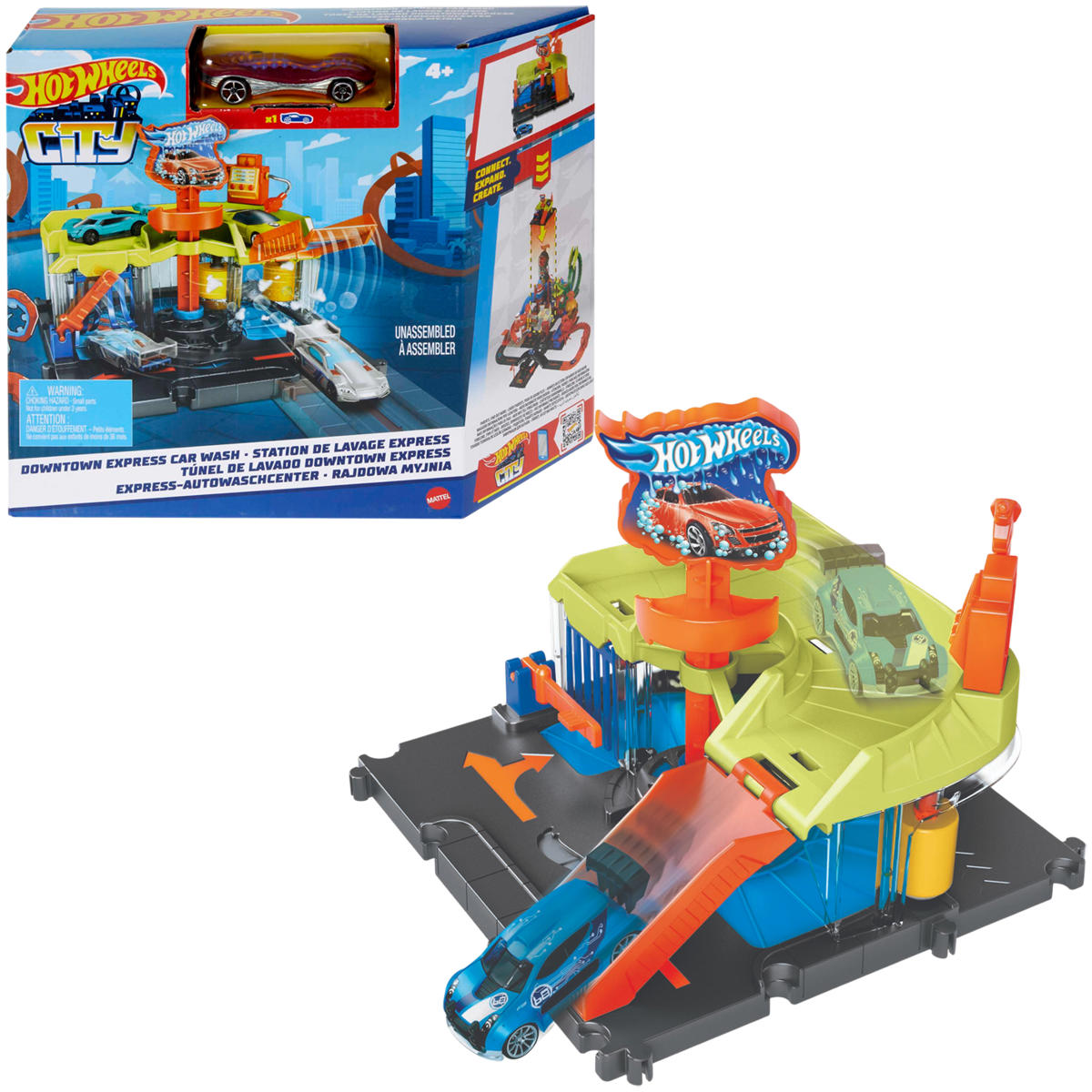 Hot Wheels City Centrum Express Autowasstraat | wehkamp