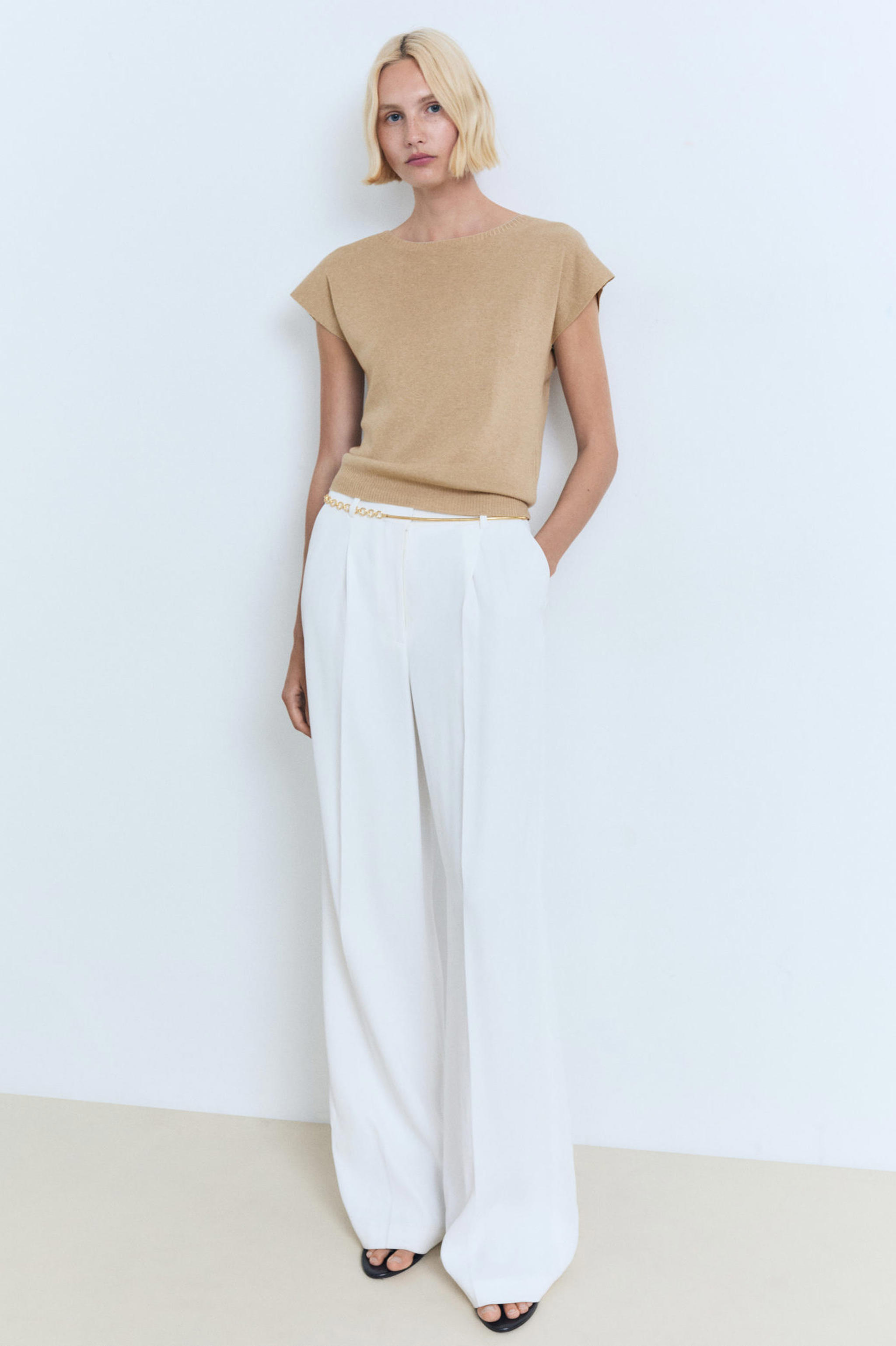 Mango top beige kopen? | Morgen in huis | wehkamp
