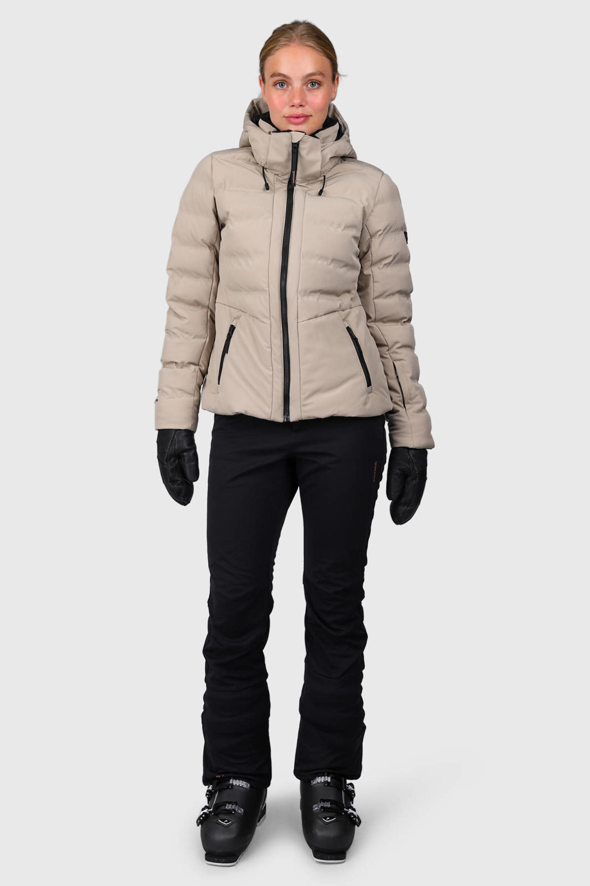 Brunotti ski-jas Lapista beige | wehkamp