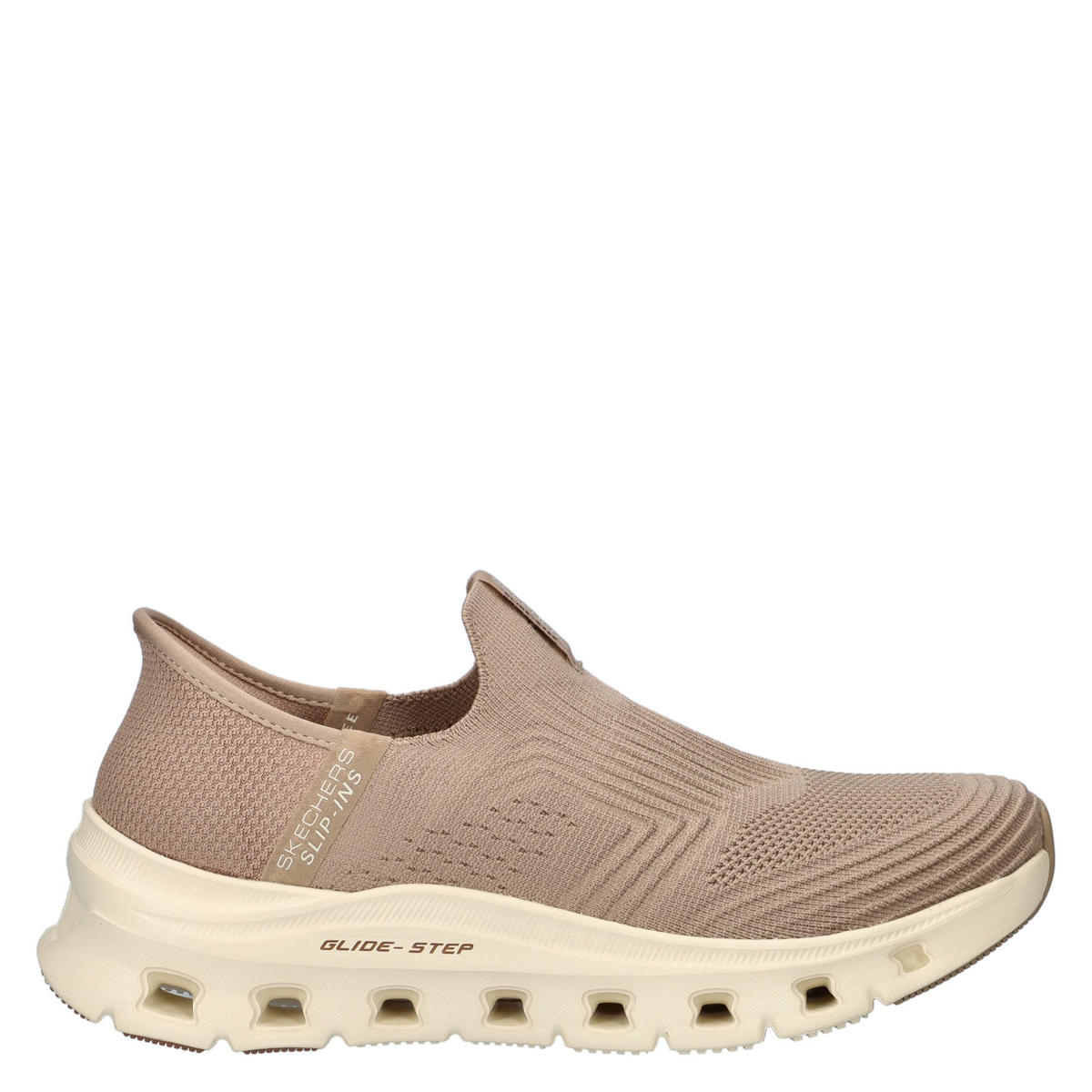 Skechers Hands Free Slip-In Glide Step sneakers taupe | wehkamp