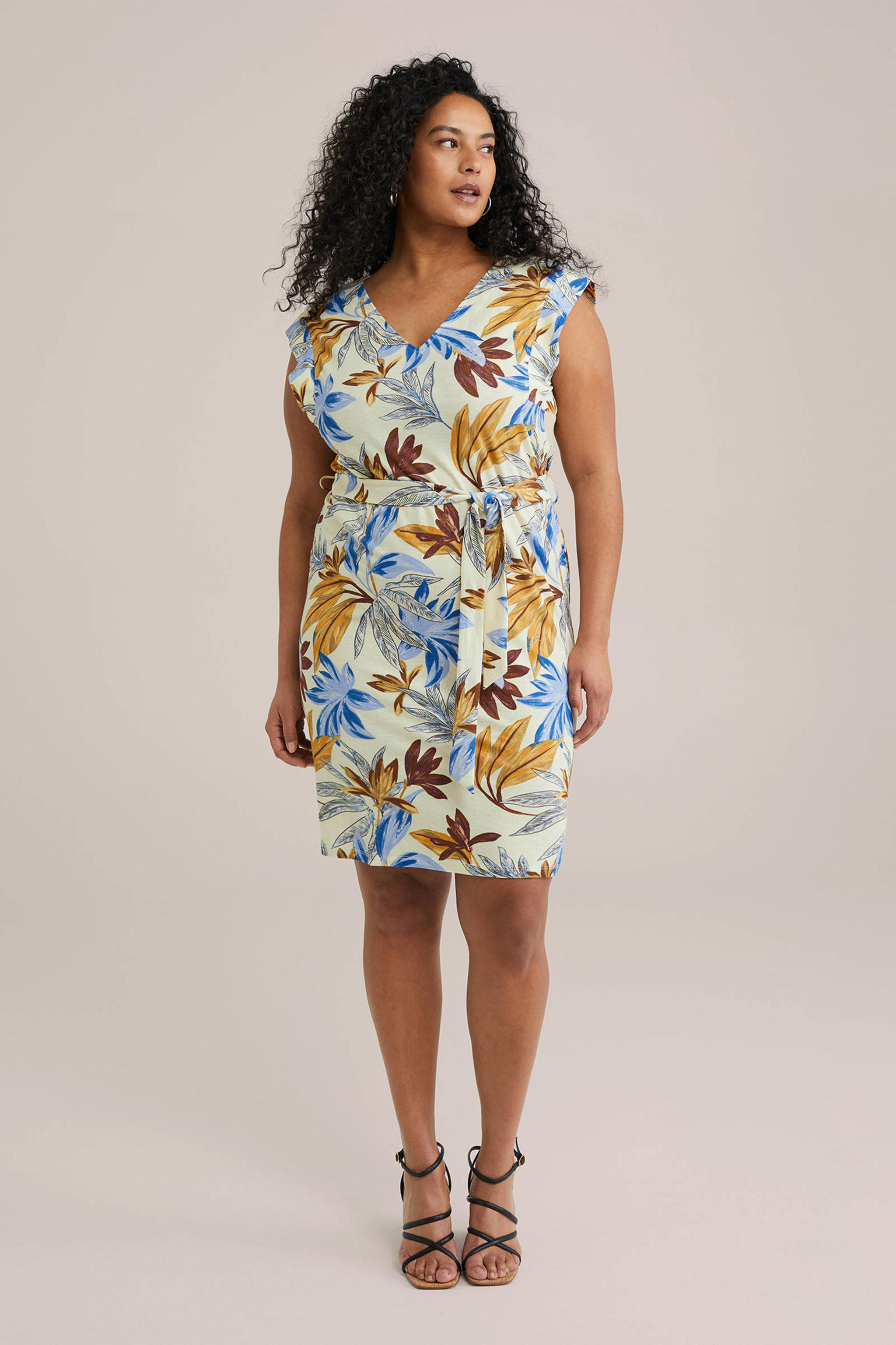 WE Fashion Curve zomerjurk multi | wehkamp