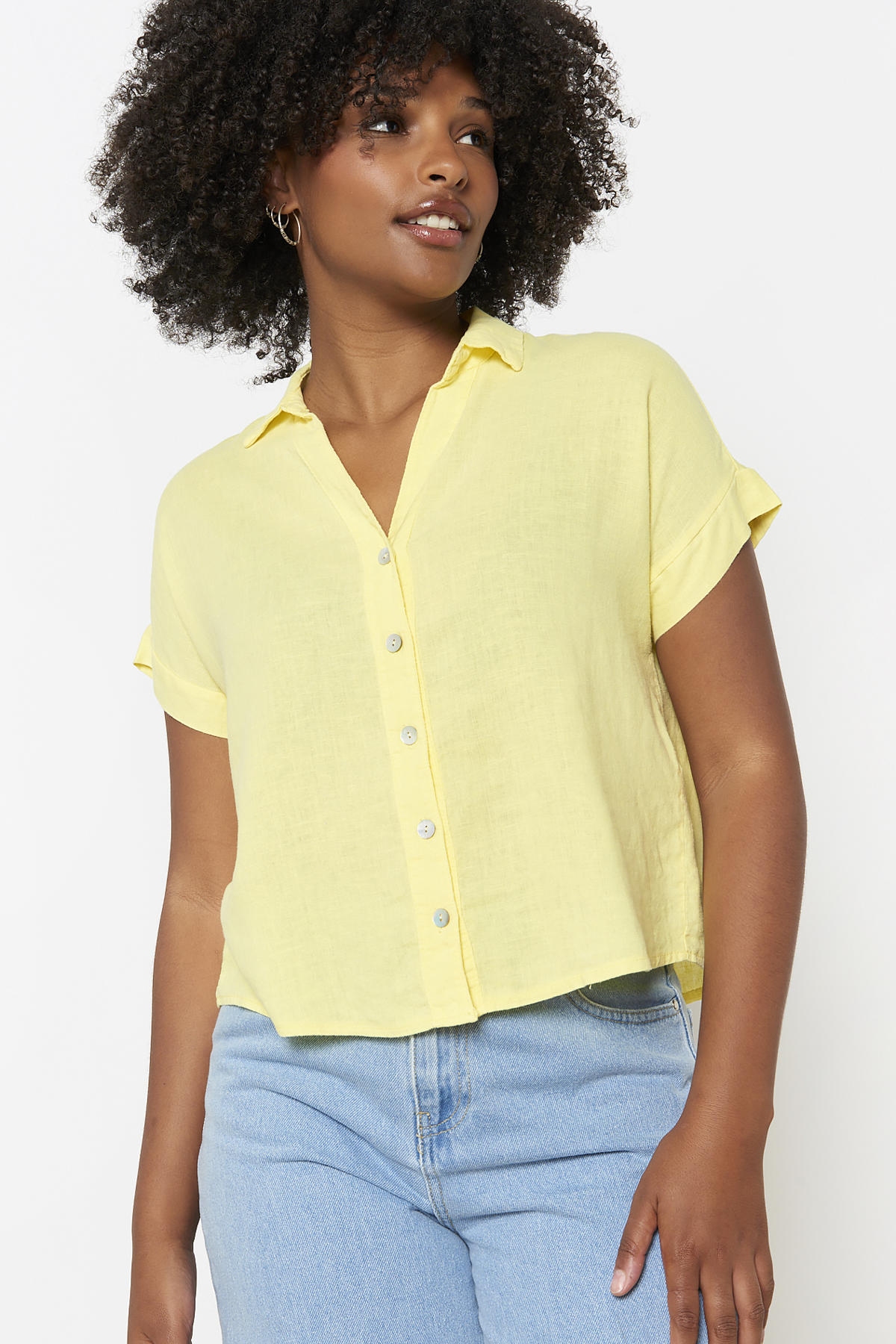 LOLALIZA linnen blouse geel kopen? | Morgen in huis | wehkamp