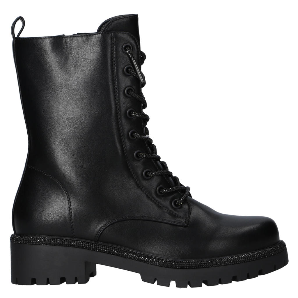 La Strada gevoerde veterboots zwart | wehkamp