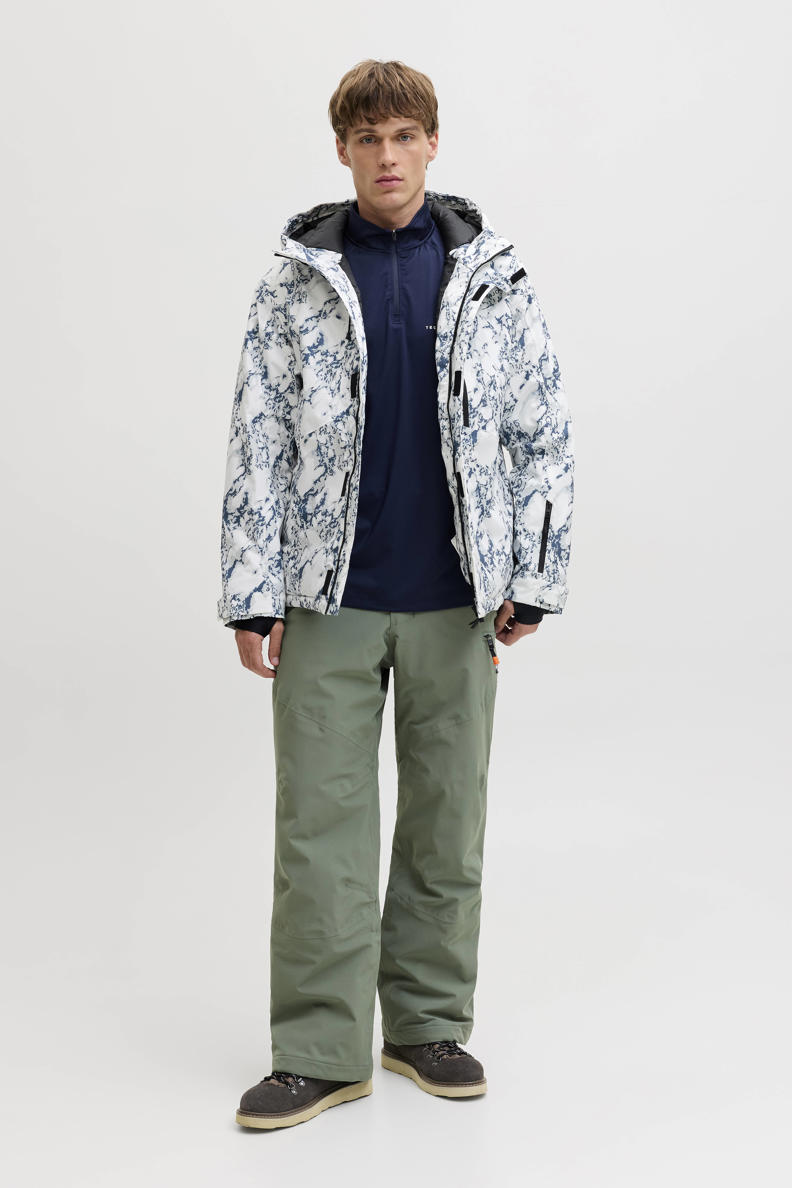 JACK & JONES SKI ski-jas JJALPES wit | wehkamp