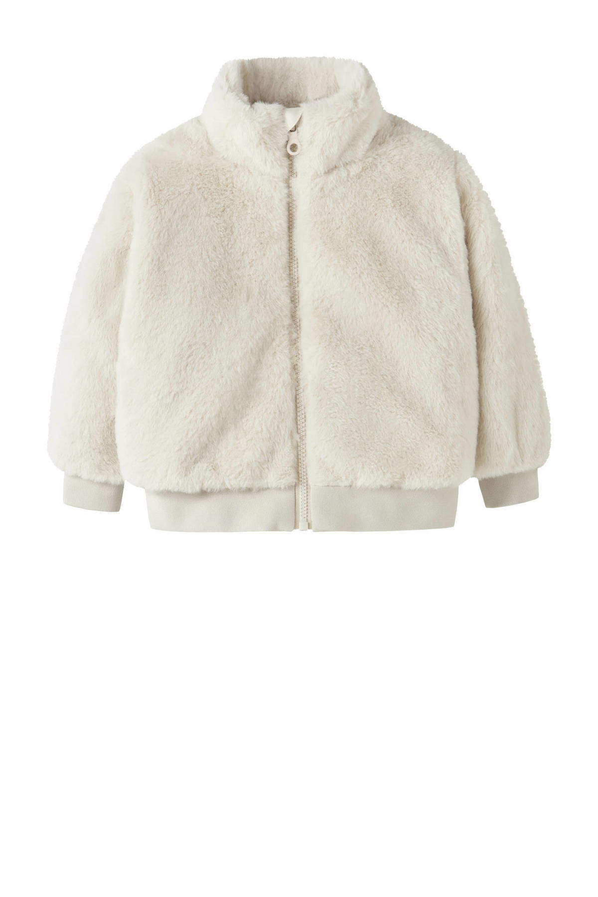 NAME IT MINI faux fur jas ecru | wehkamp