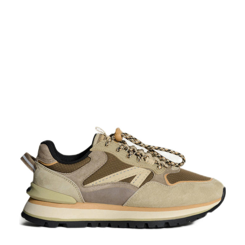 HOFF City off road suède sneakers beige/bruin | wehkamp