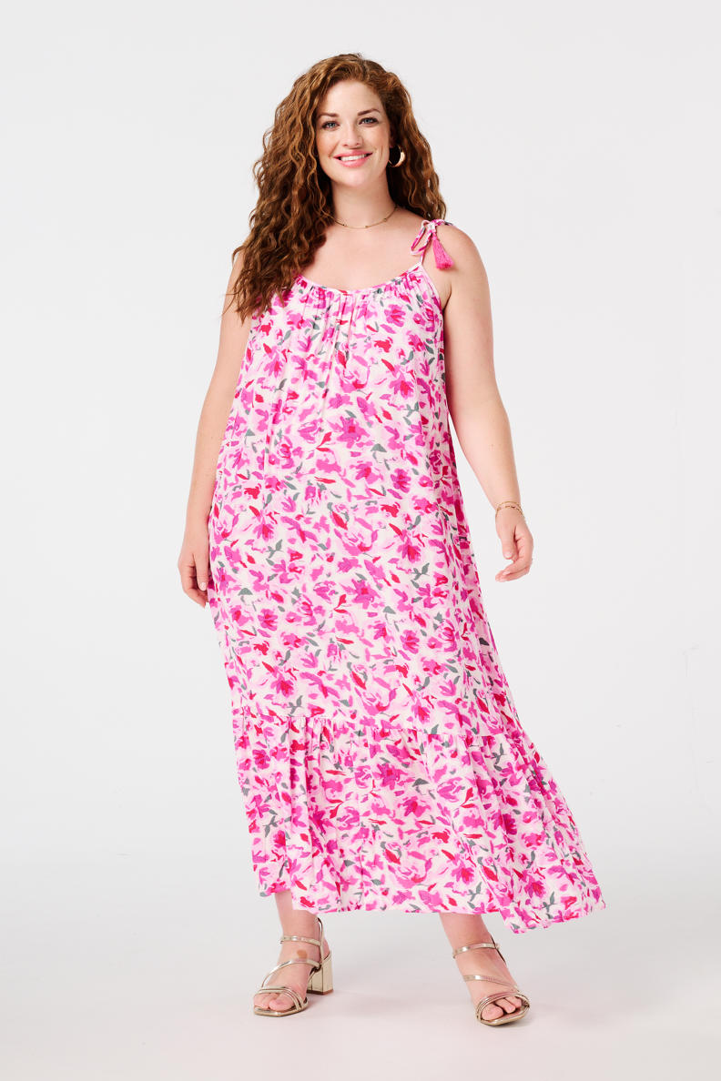 MS Mode maxi jurk roze kopen? | Morgen in huis | wehkamp