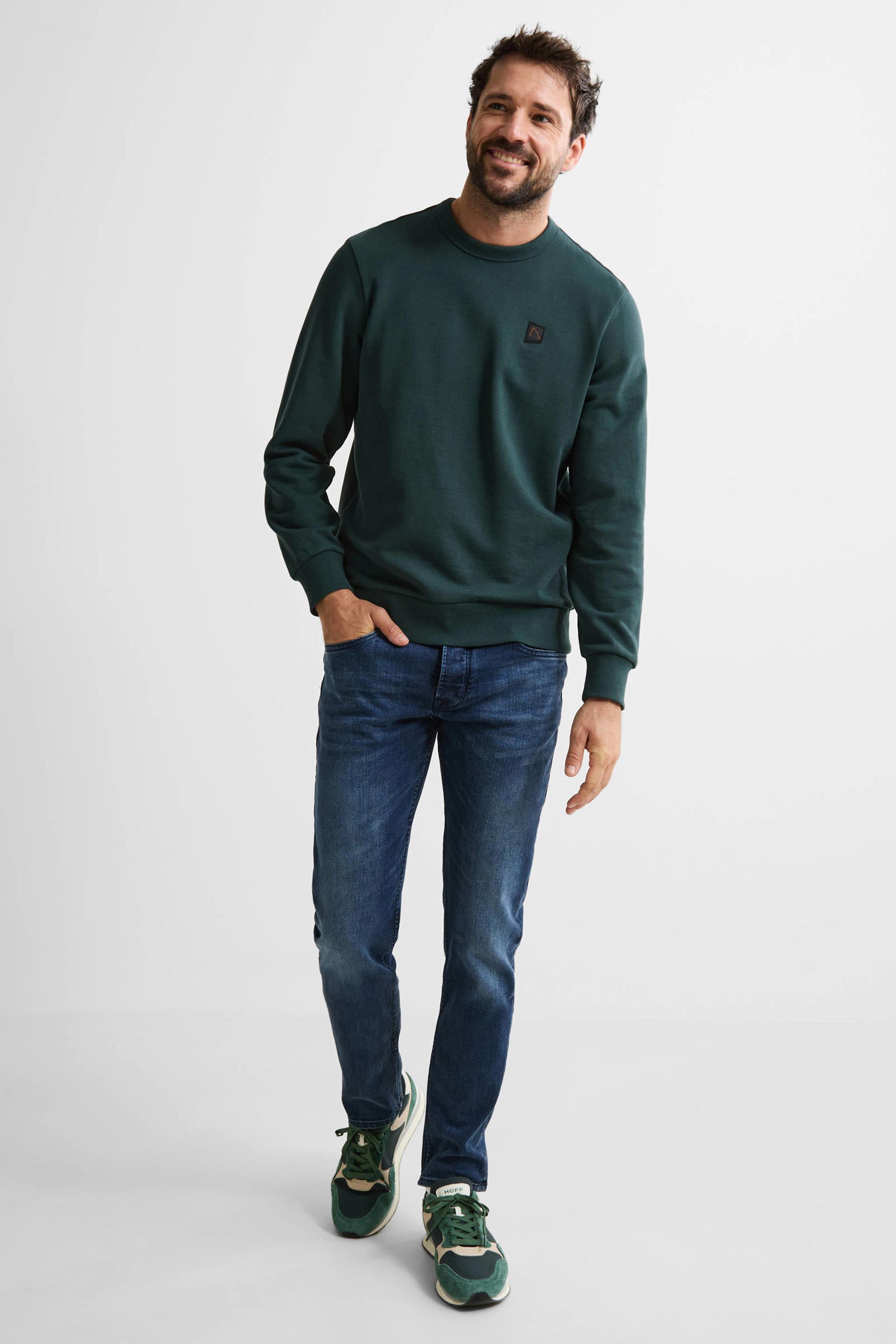 CHASIN' Crown Jake tapered jeans rinse denim | wehkamp