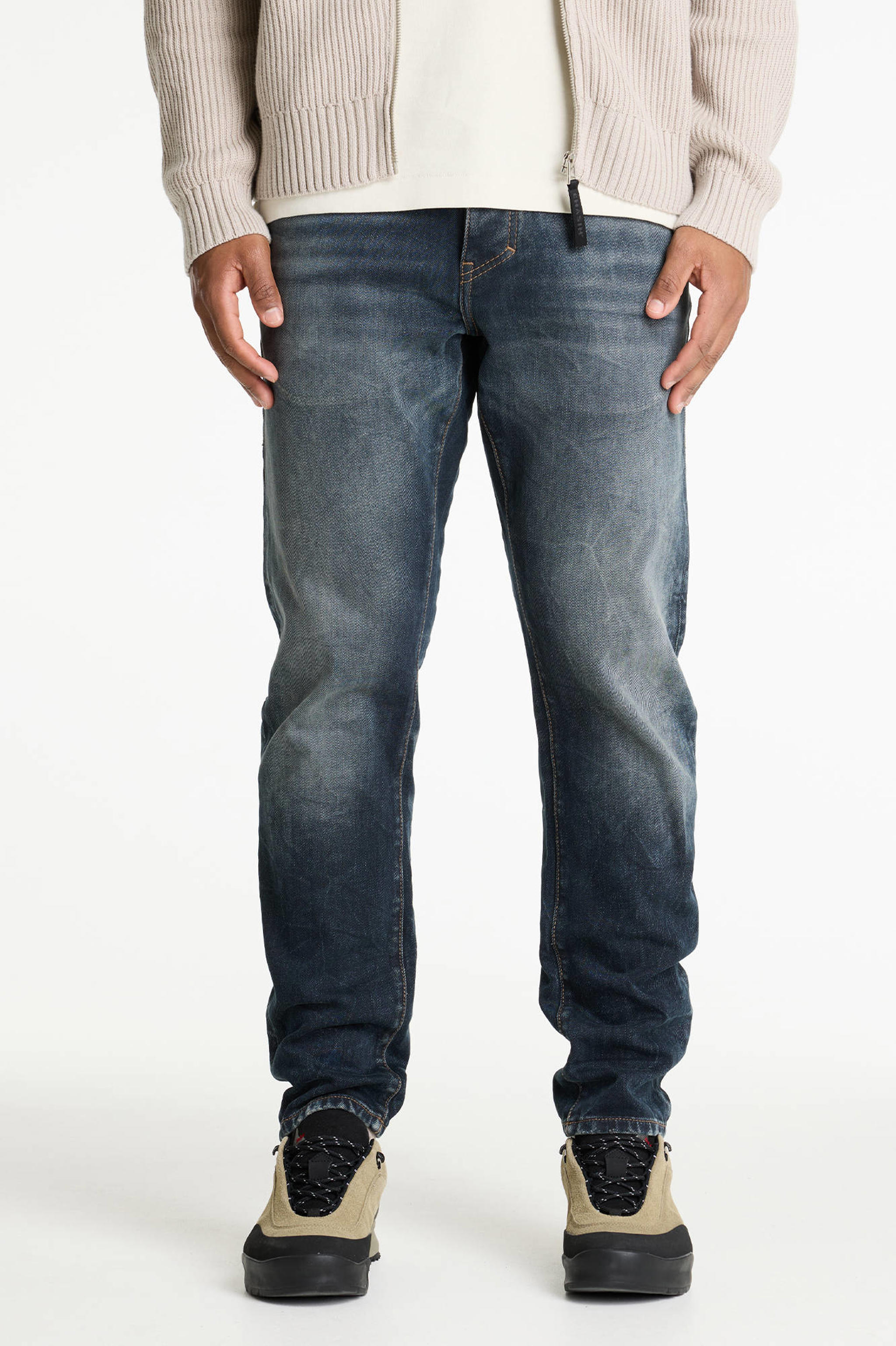 CHASIN' Helyx Peak tapered jeans dark blue tint | wehkamp
