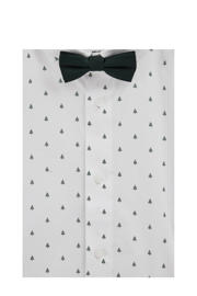 WE Fashion kerst overhemd met all over print wit/donkergroen | wehkamp