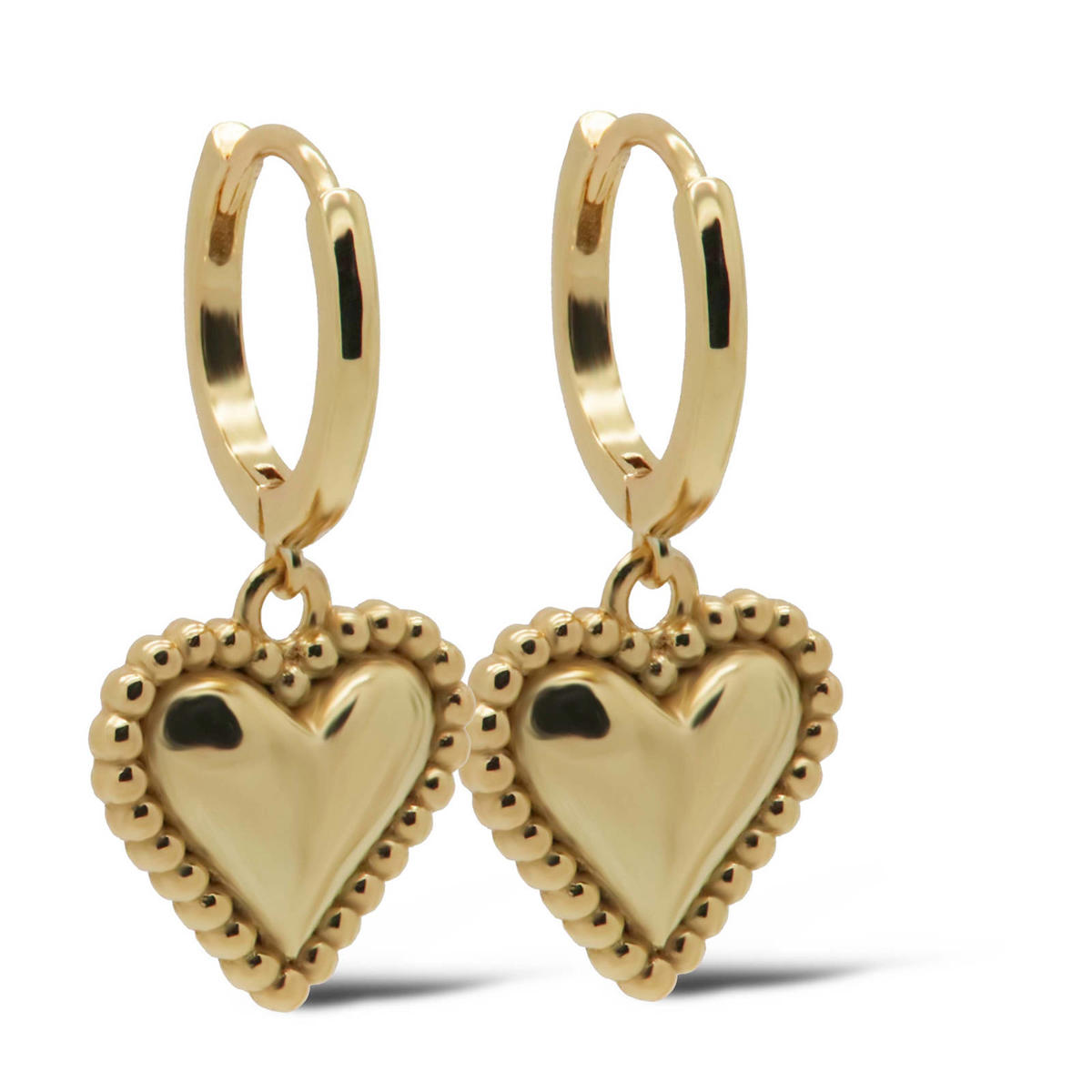 KARMA Jewelry gold plated oorbellen Zoe Heart | wehkamp