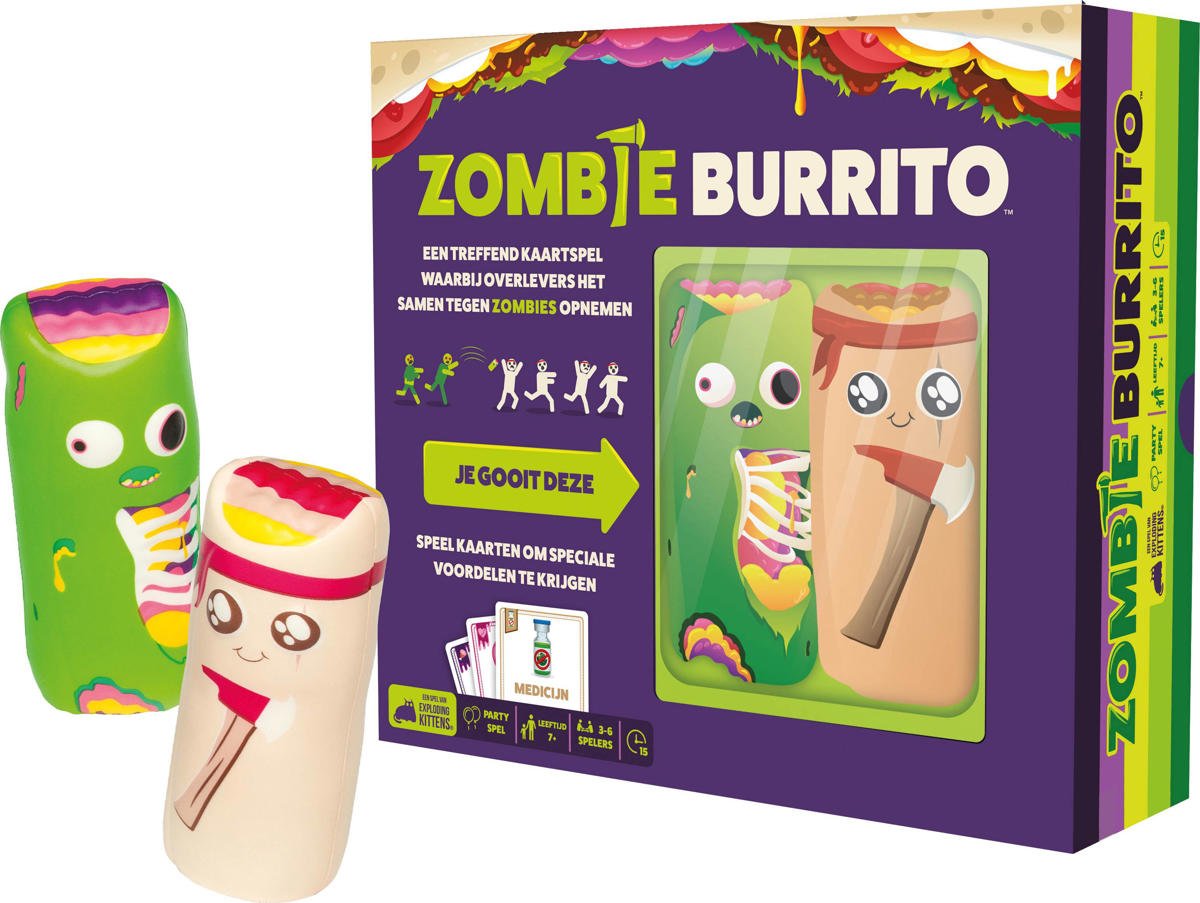 Exploding Kittens Zombie Burrito | wehkamp