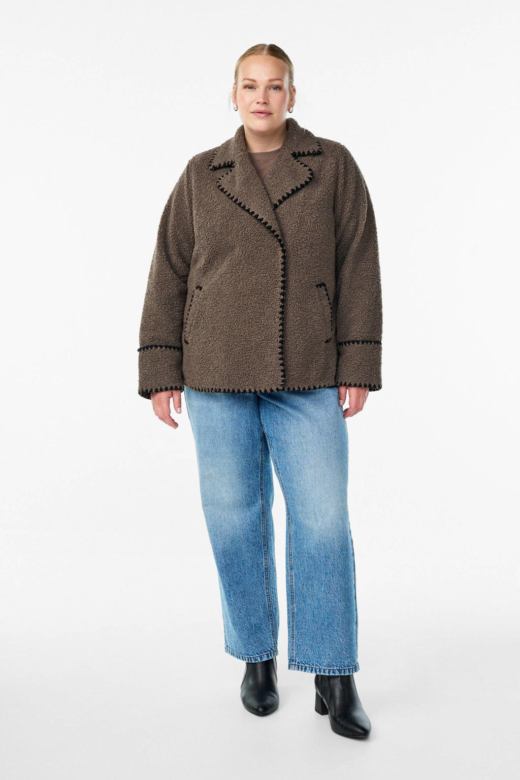 Zizzi jack grijsbruin kopen? | Morgen in huis | wehkamp